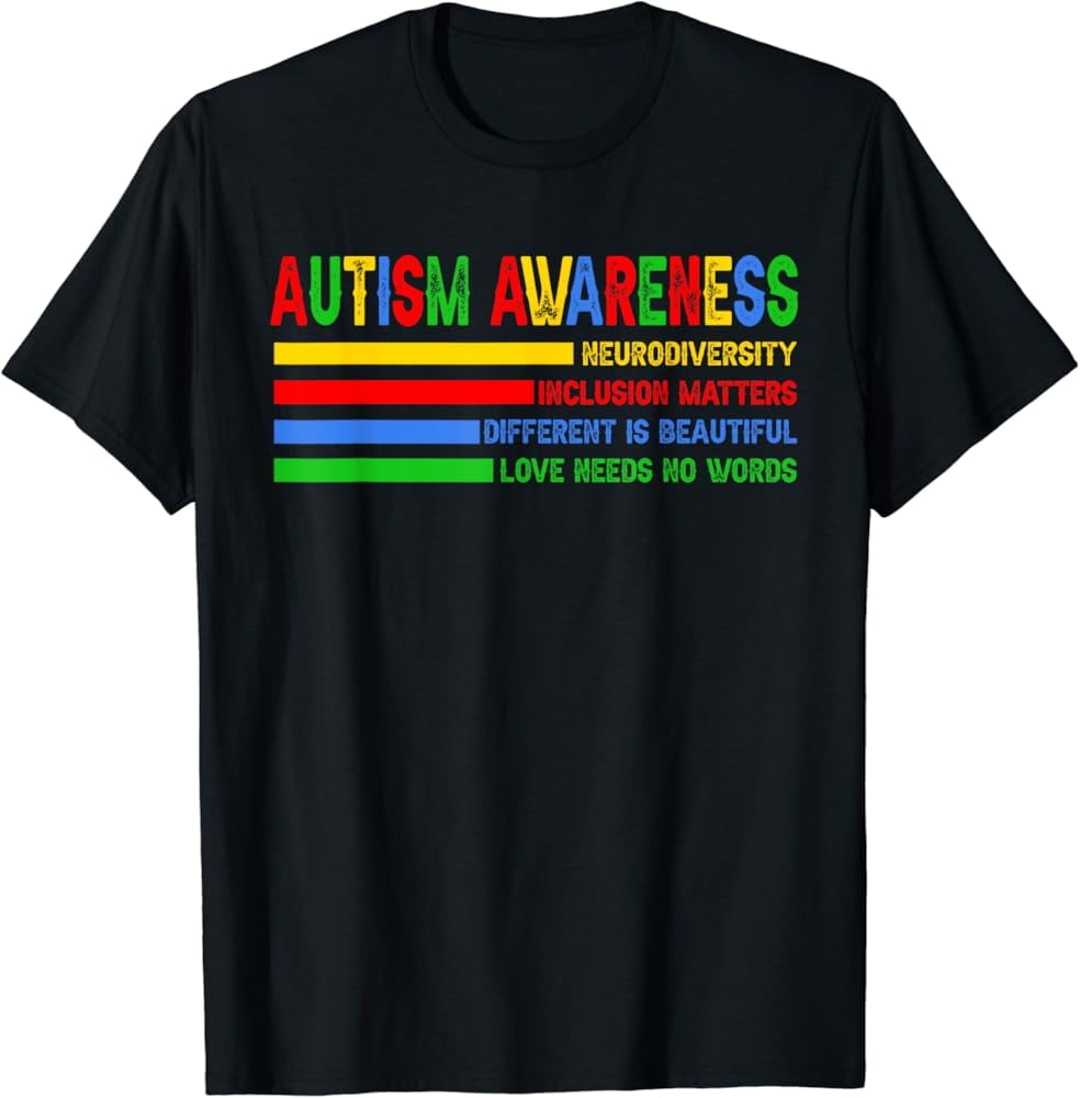 Gildan Love Needs No Words Autism Awareness Month Neurodiversity T-Shirt - Walmart.com
