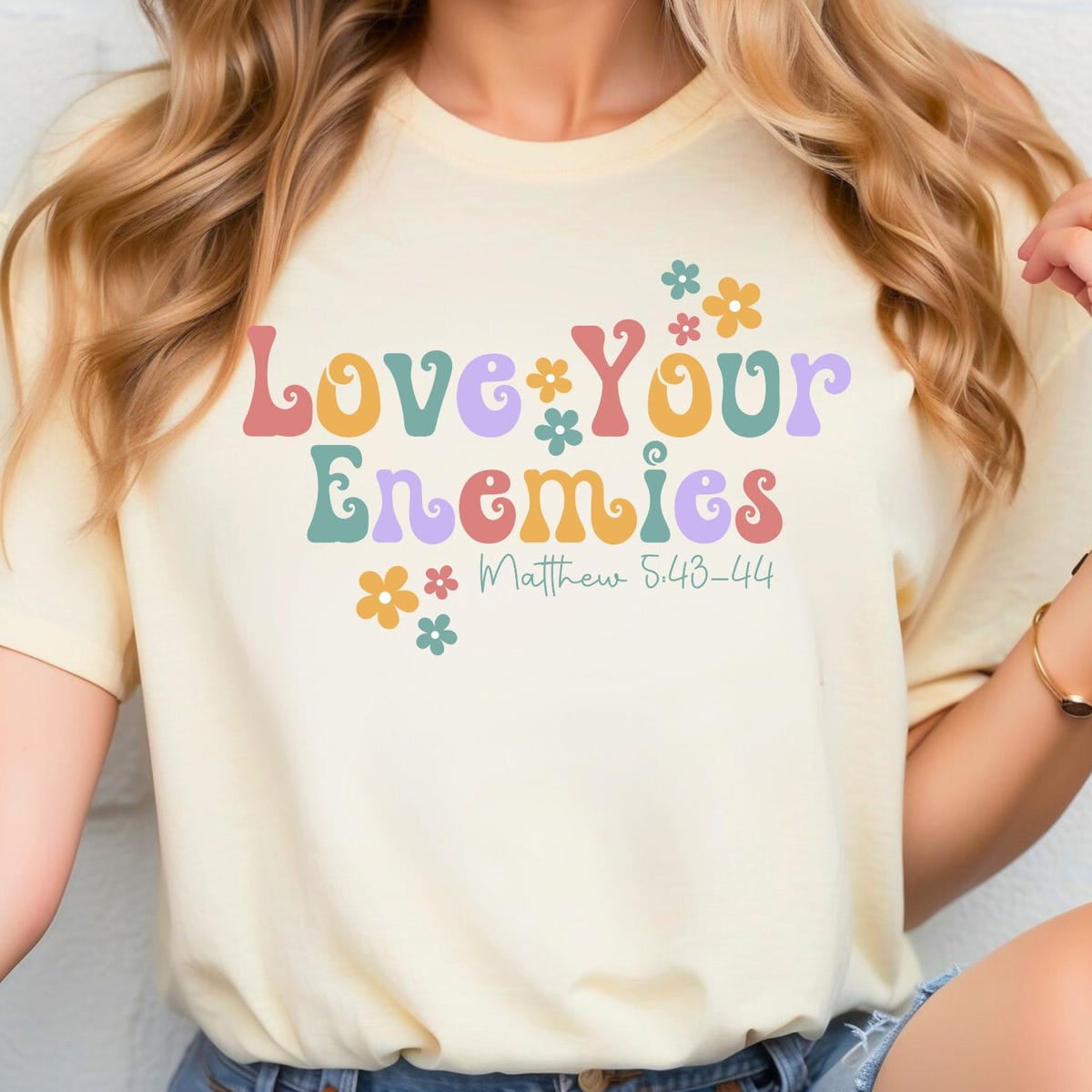 Gildan Love Your Enemies Shirt, Christian Tee With Bible Verse ...