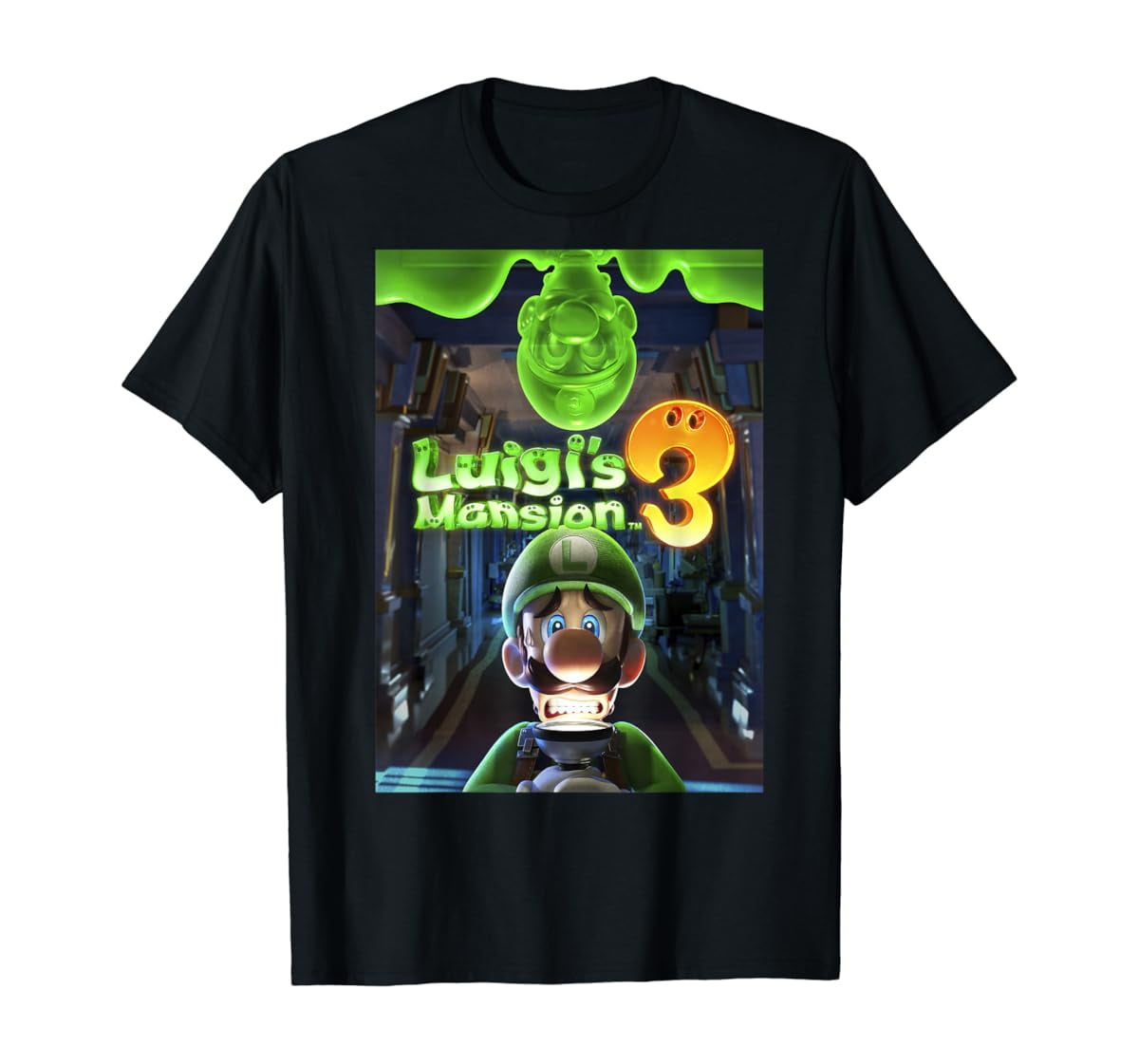 Gildan Luigi'S Mansion 3 Luigi Poster T-Shirthot Trend Vintage ...