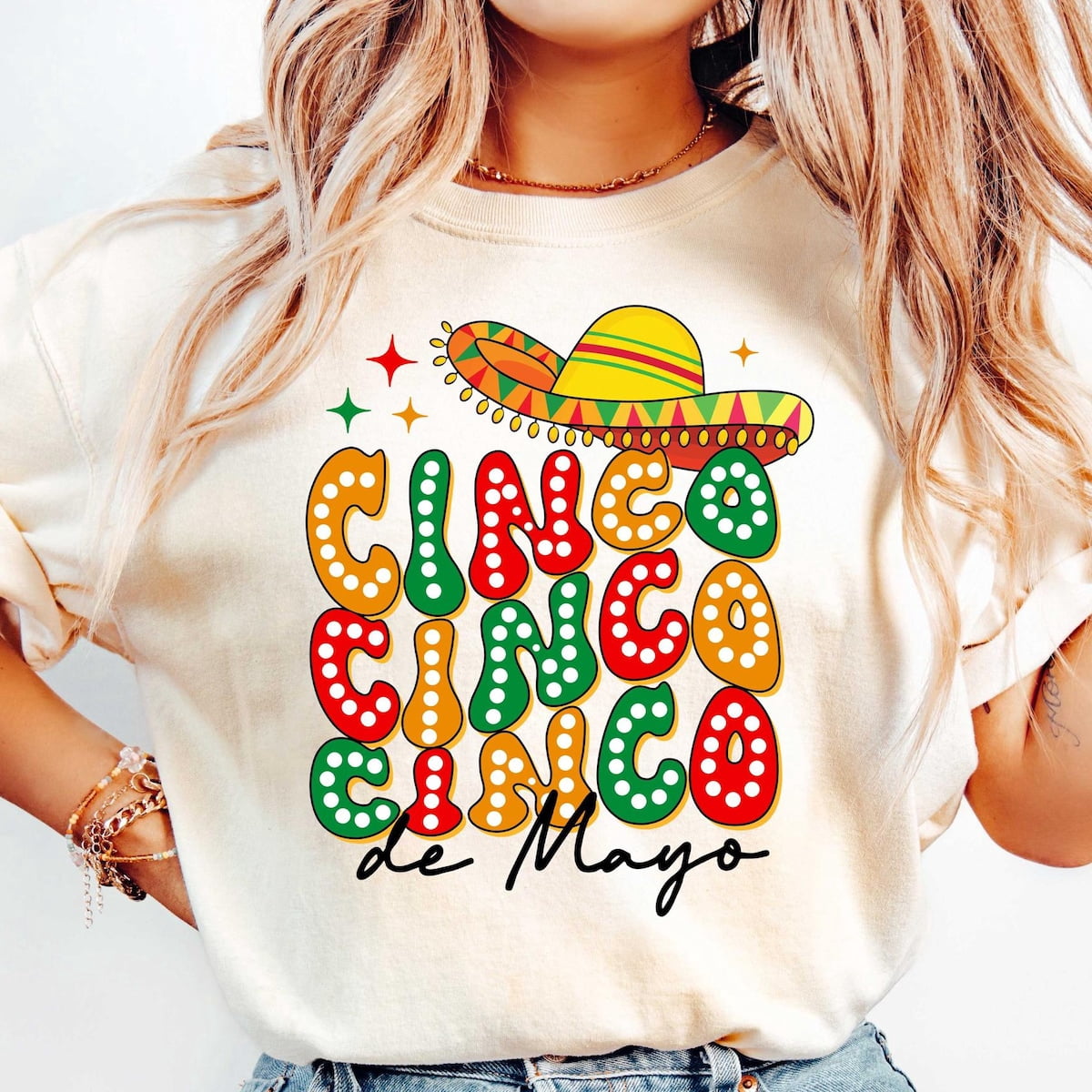 Gildan Margarita Bow Party Tee, Mexico Celebration Graphic With ...