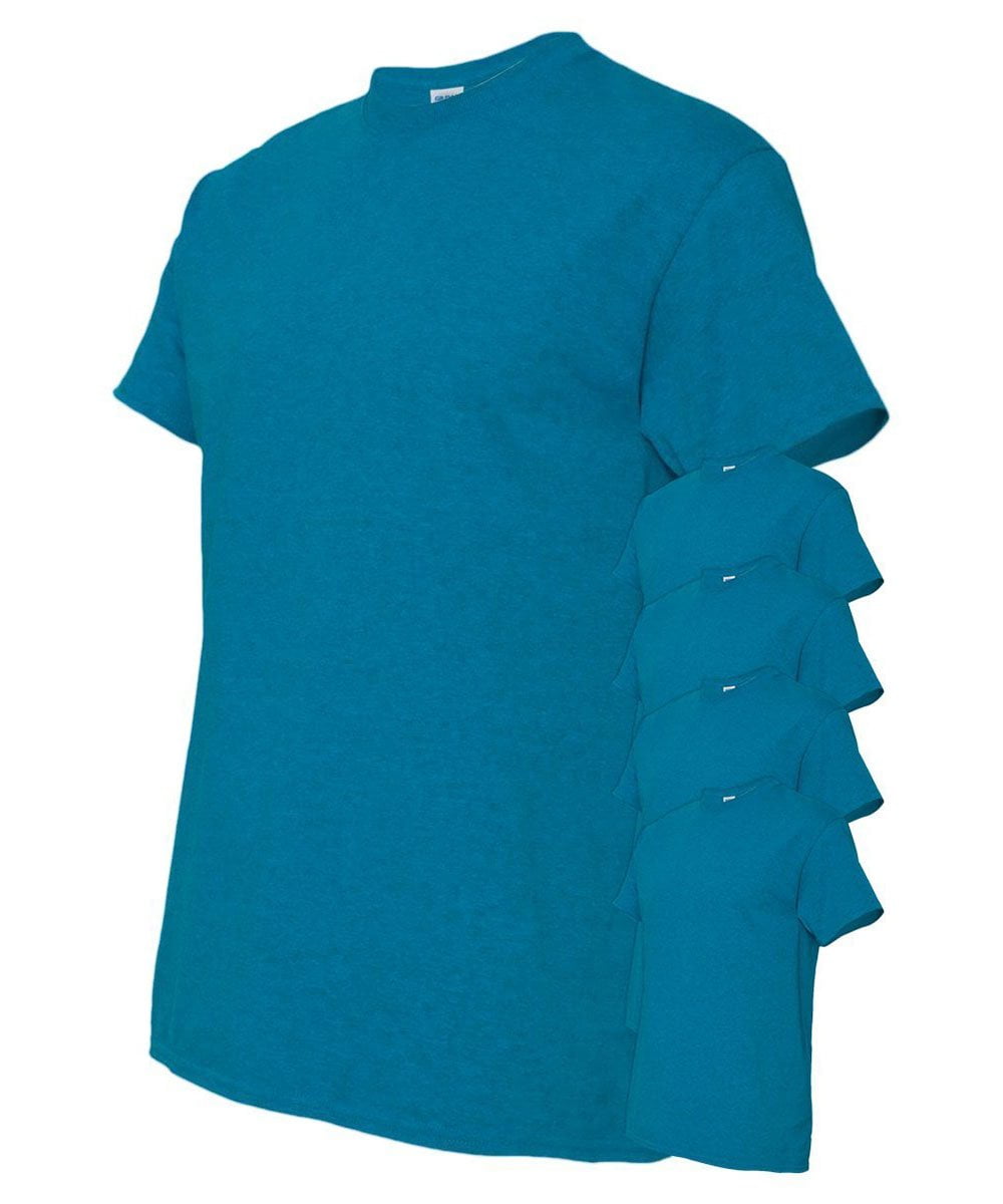 Gildan Men's Classic Heavy Cotton T-Shirt, Antique Sapphire, S Pack of ...