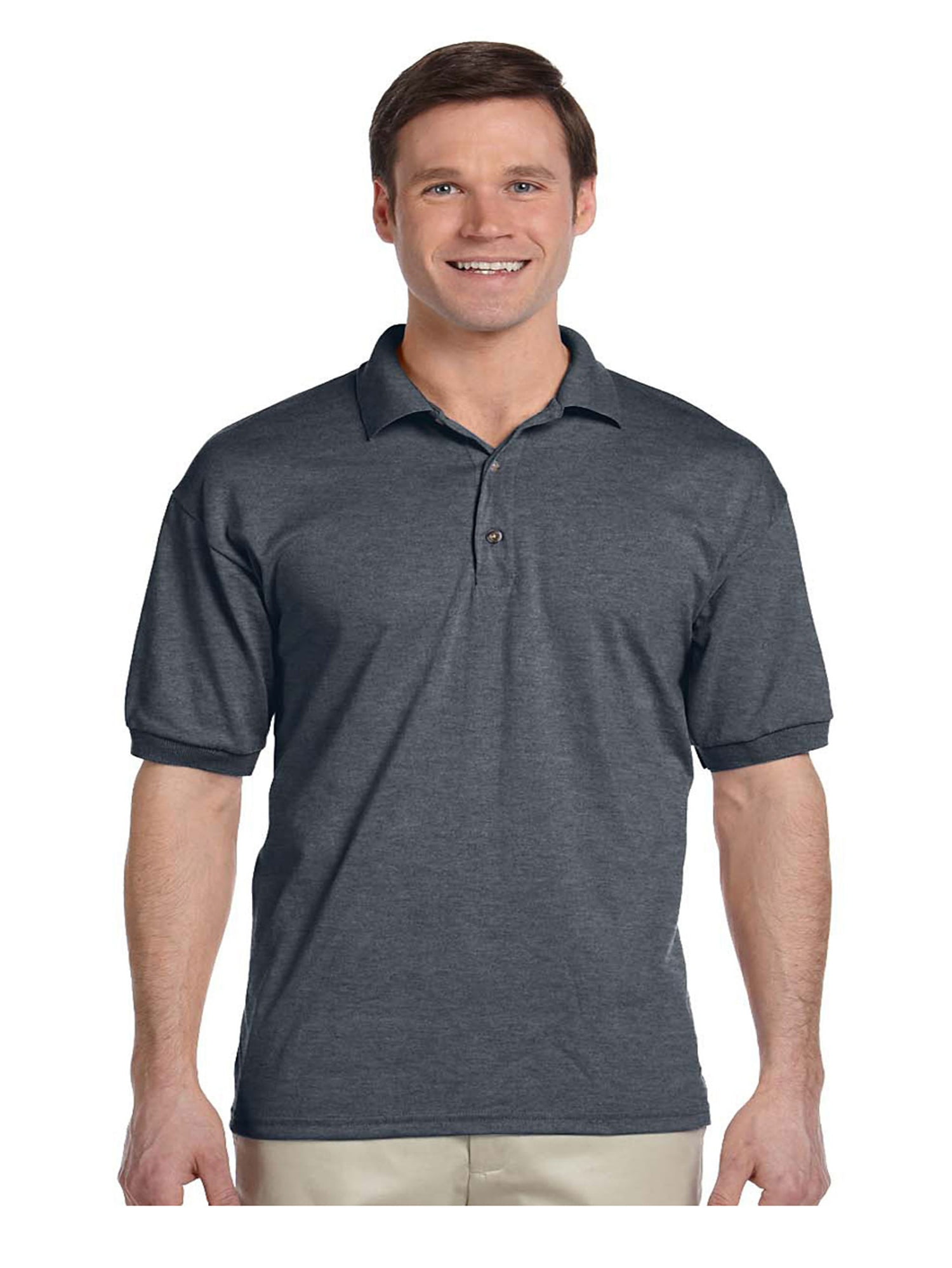 Gildan Men's Contoured Dryblend Preshrunk Polo Shirt, Style G8800 ...