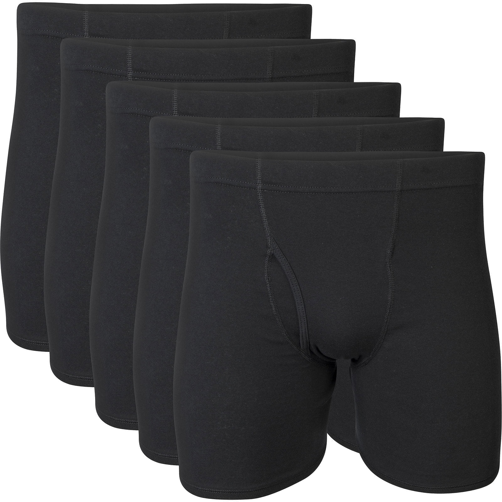 Gildan, Men's Boxer Briefs, 5pk, Moisture Wicking 6" Inseam - Walmart.com
