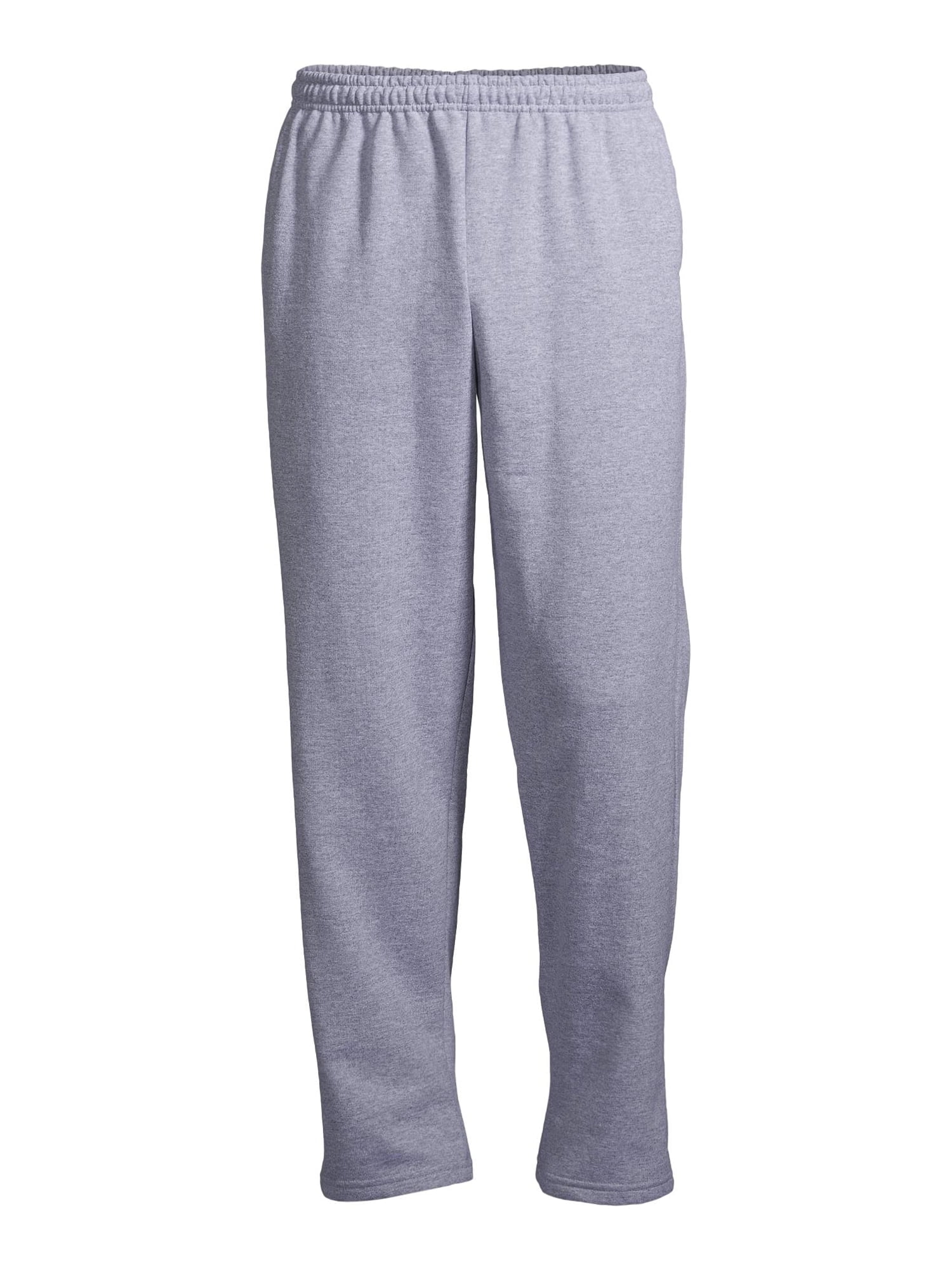 Gildan Men's Fleece Sweatpants with Pockets, Open Bottom, Elastic ...