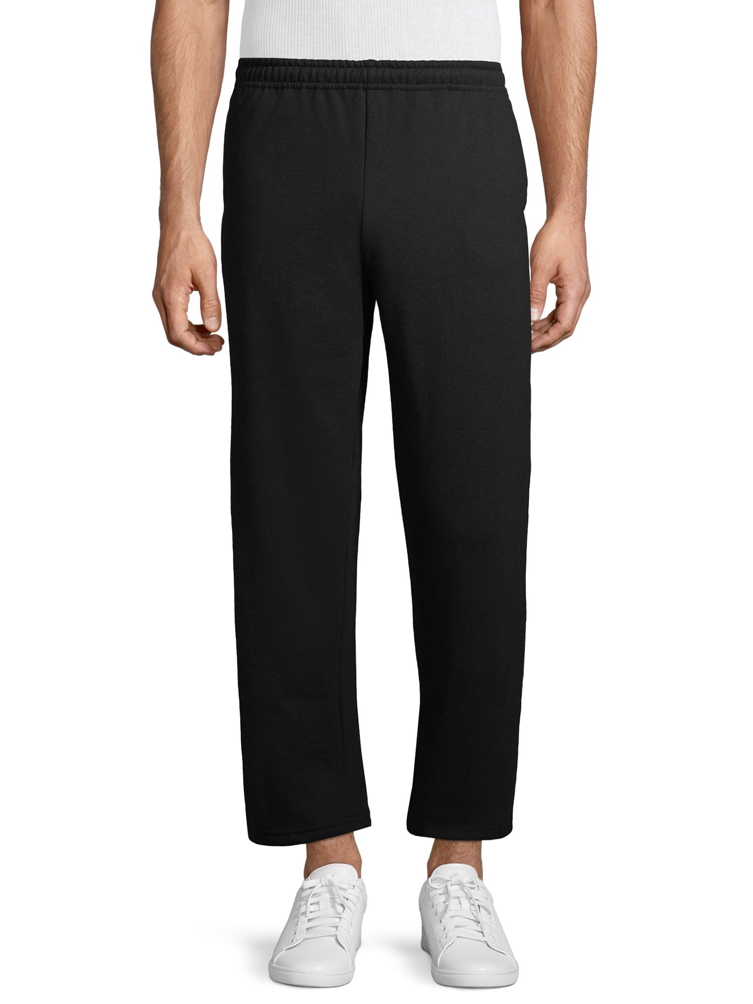 Gildan, Men's Fleece Sweatpants, Size 2XL, Open Bottom Pockets ...