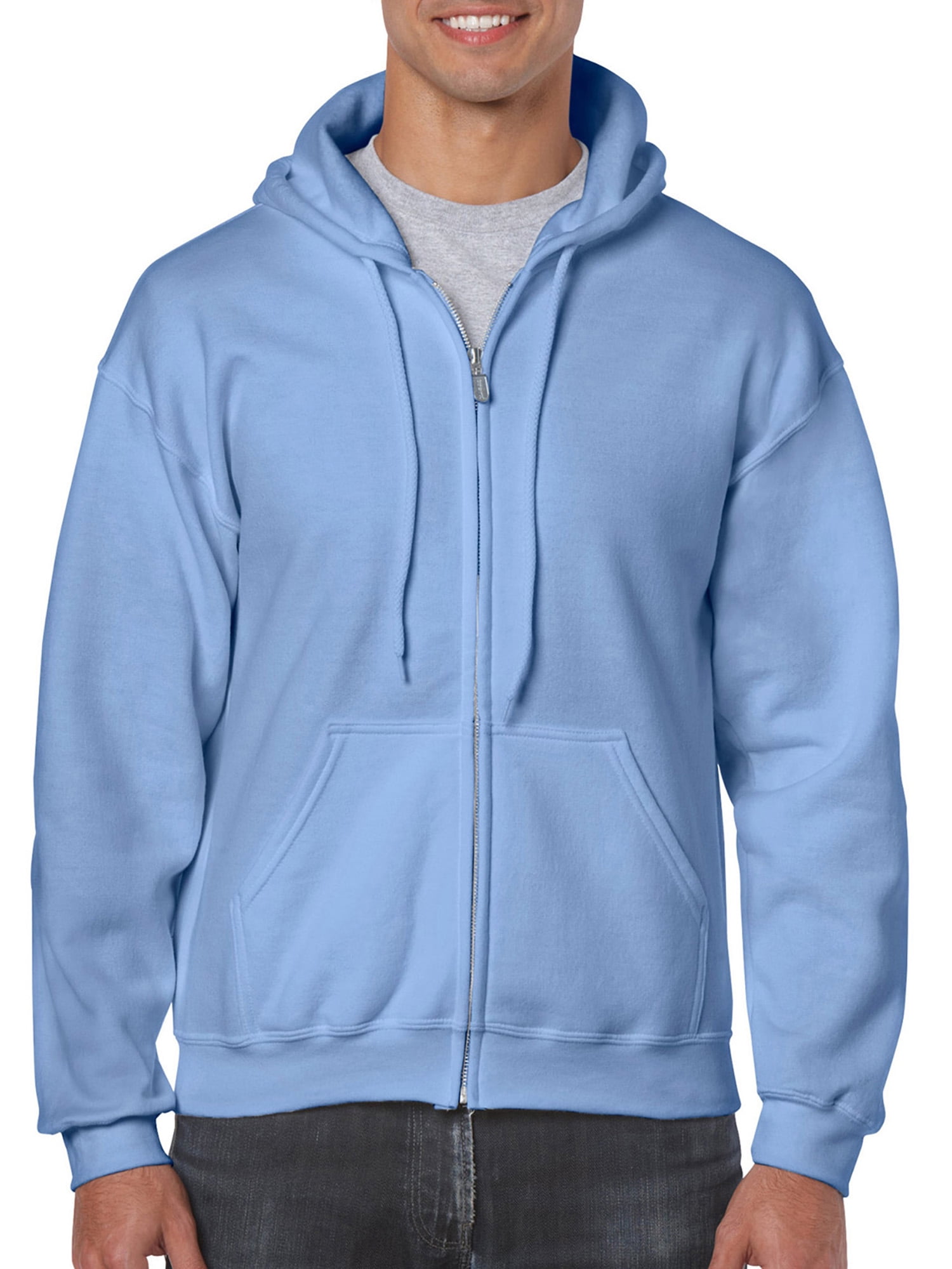 Gildan Men's Fleece Zip Hooded Sweatshirt - Walmart.com