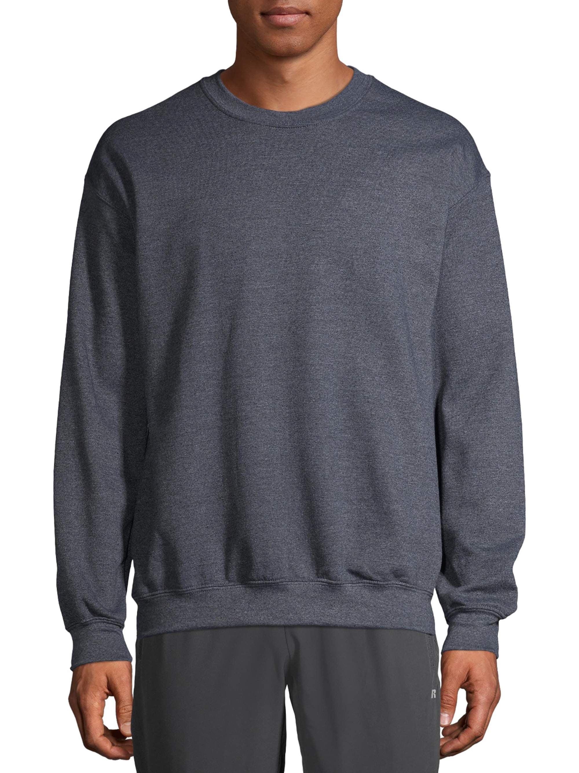 Gildan Men's Heavy Blend Fleece Crewneck Sweatshirt, Machine Washable ...