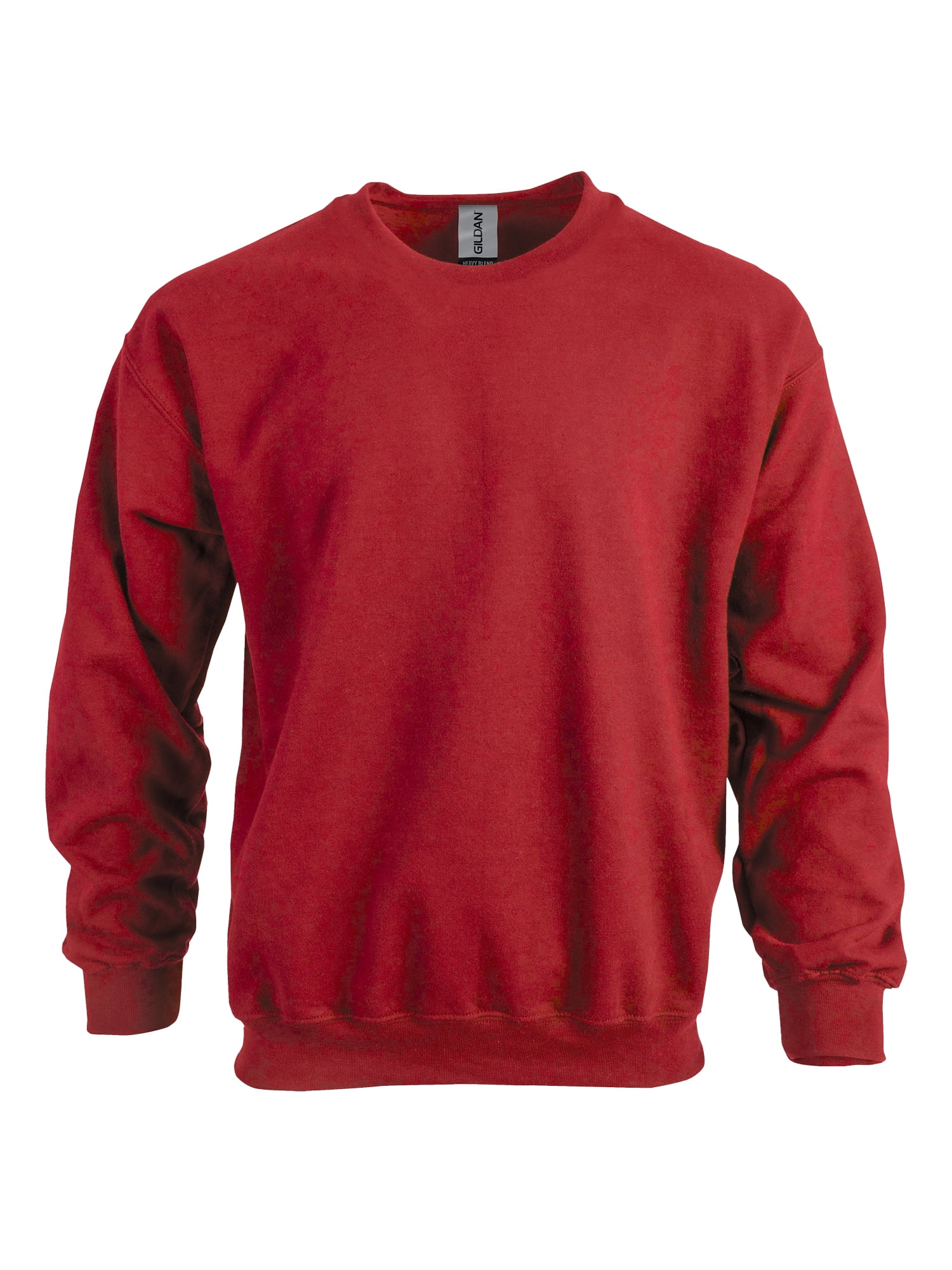 Gildan Men's Soft Pullover Heavy Blend Fleece Crewneck Sweatshirt, Size ...