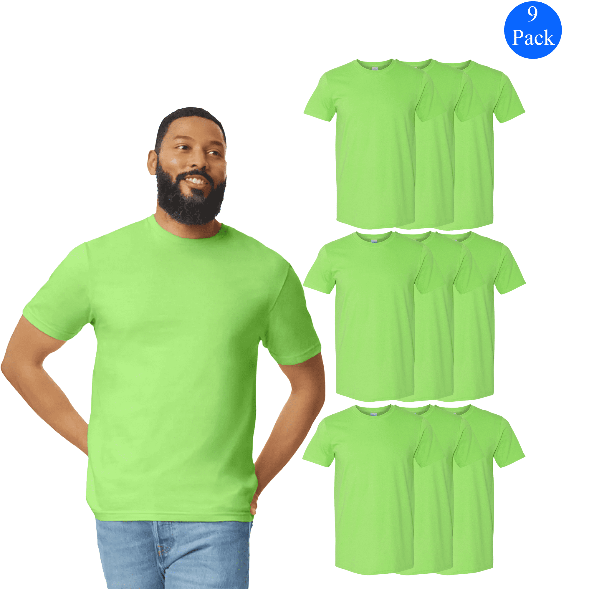 Gildan Men's Short Sleeve T-Shirt, Soft Fabric, Fitted Shirt, Everyday ...