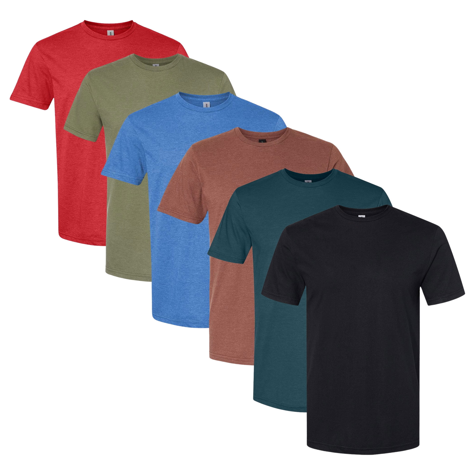 Gildan Men's Softstyle CVC T-Shirt, 4.6 oz. 60/40 Cotton/Polyester Bulk ...