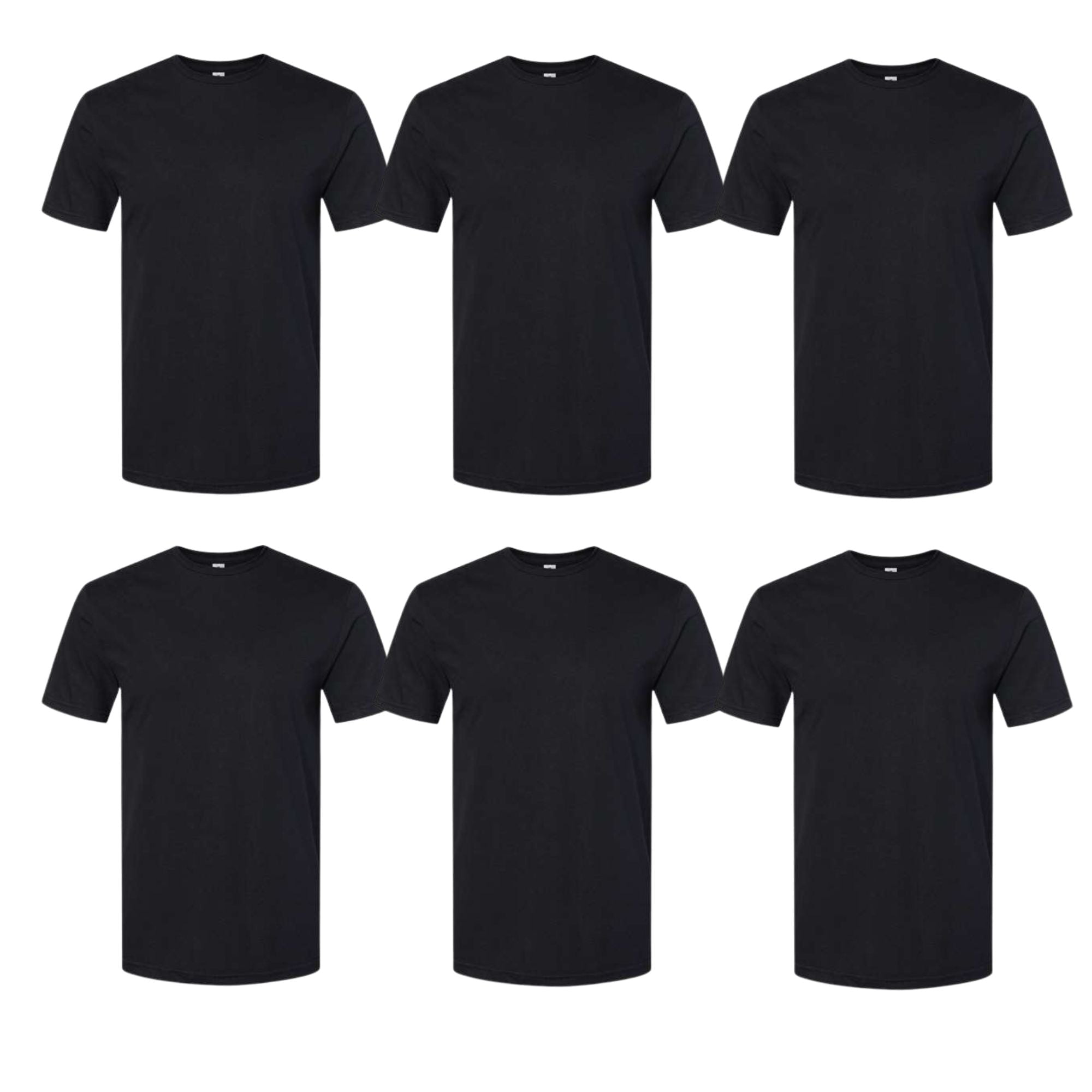 Gildan Men's Softstyle Crew Neck Tees, 6-Pack, Sizes S-2X - Walmart.com