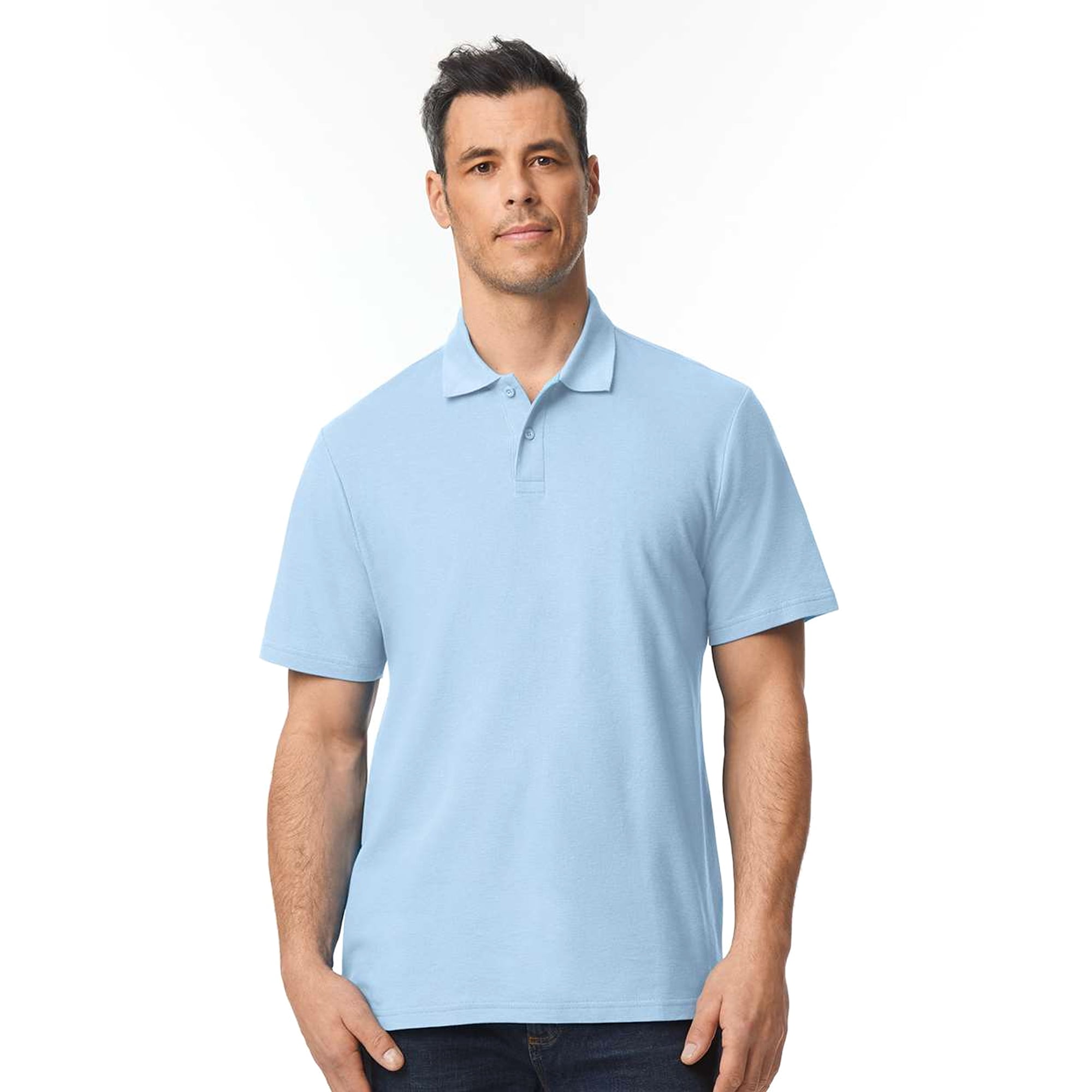 Gildan Men's Softstyle Pique Polo Shirts, Polos 100% Ring-Spun Cotton ...