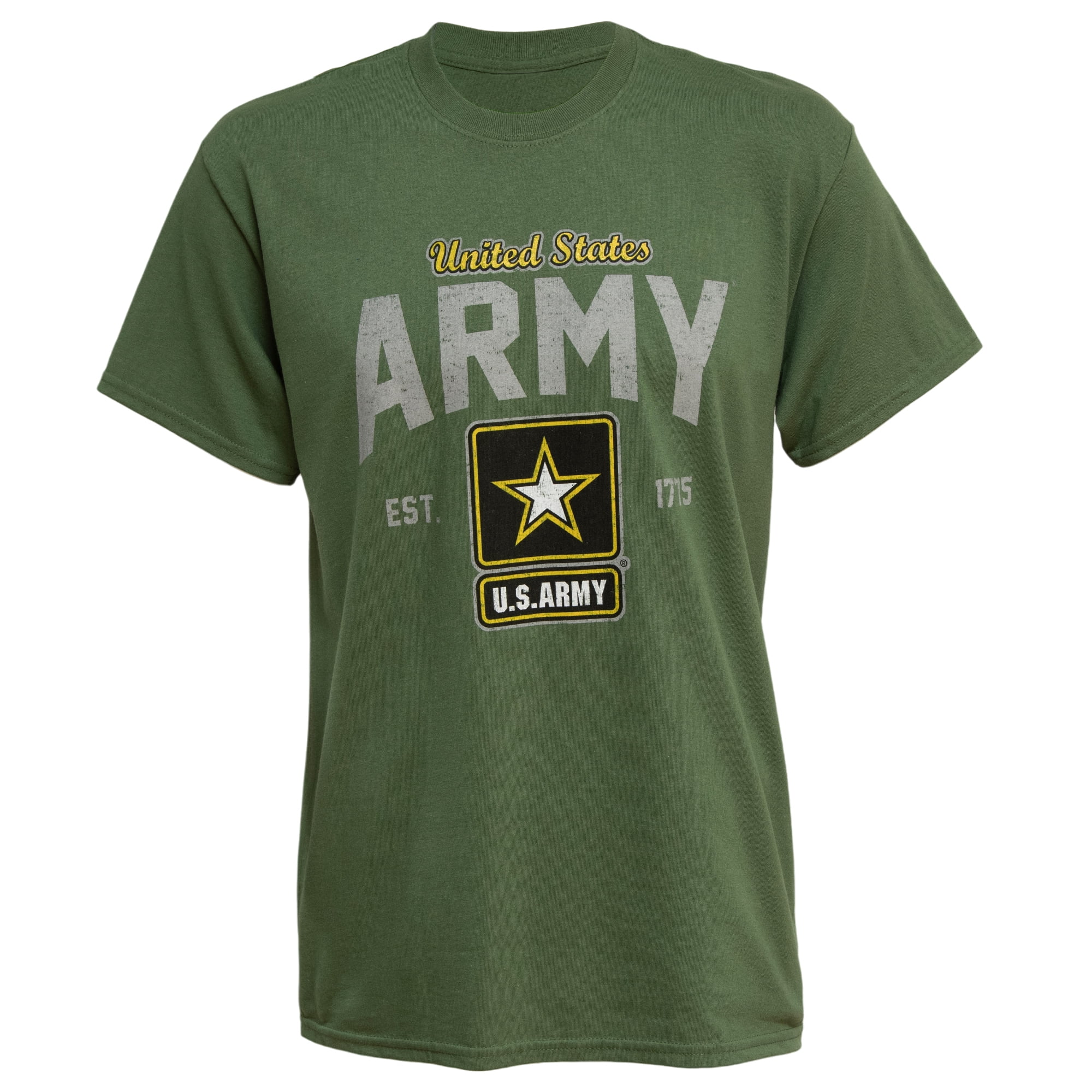 Gildan Men's T-Shirt Short Sleeve U.S Army in Green - X-Large - Walmart.com