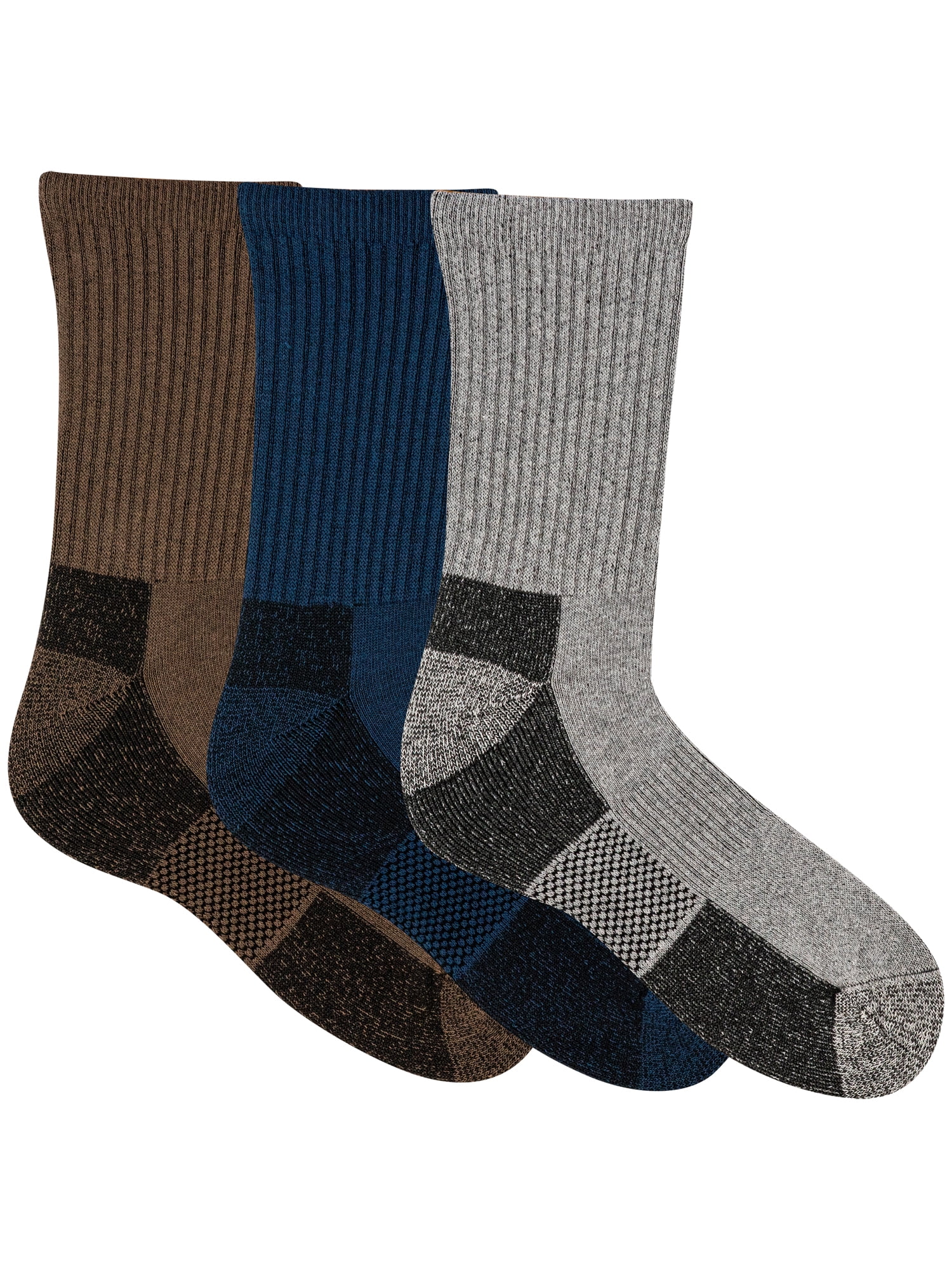Gildan Men's Ultra Cotton Short Crew Socks Assorted, 3 Pack - Walmart.com