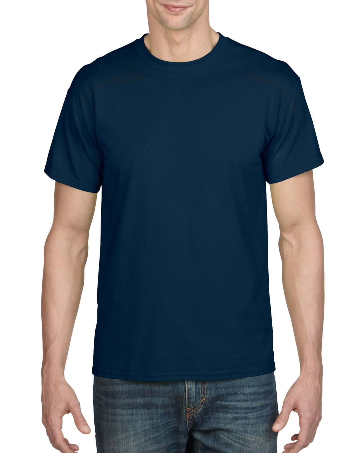 Gildan Mens DryBlend T-Shirt , 2XL, Navy - Walmart Business Supplies