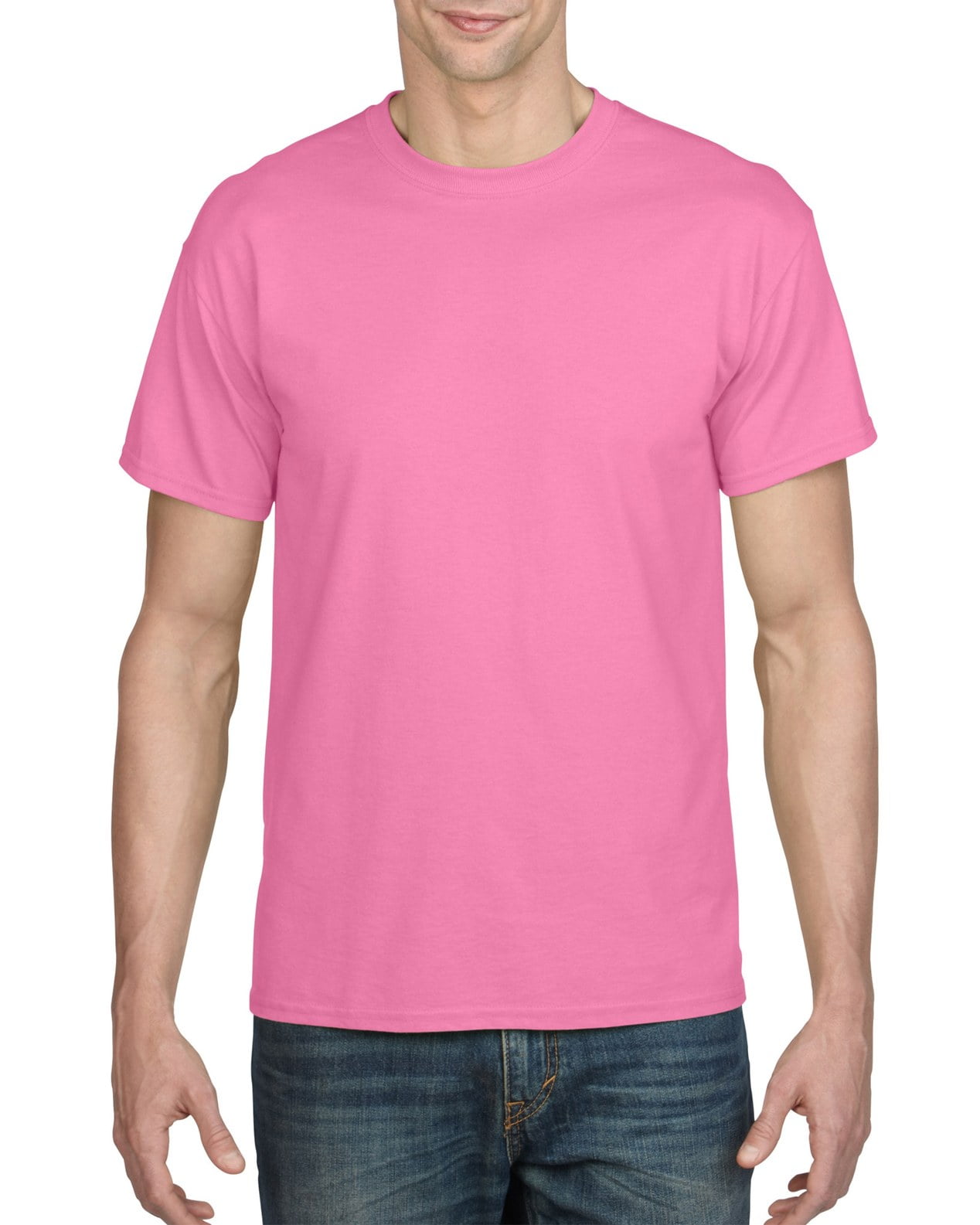 Gildan Mens DryBlend T-Shirt , L, Azalea - Walmart.com