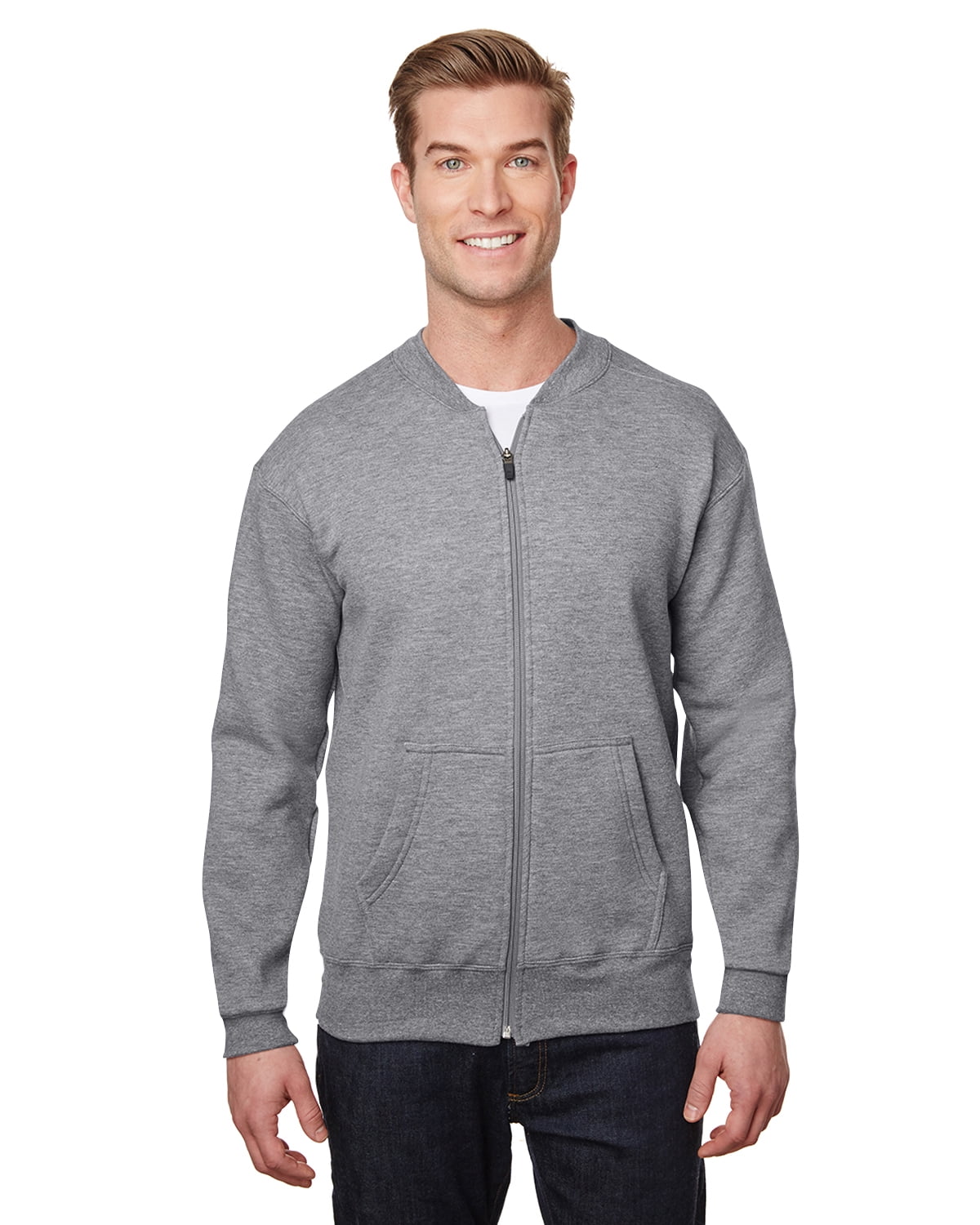 Gildan Men's Hammer Fleece Full Zip Jacket - Walmart.com