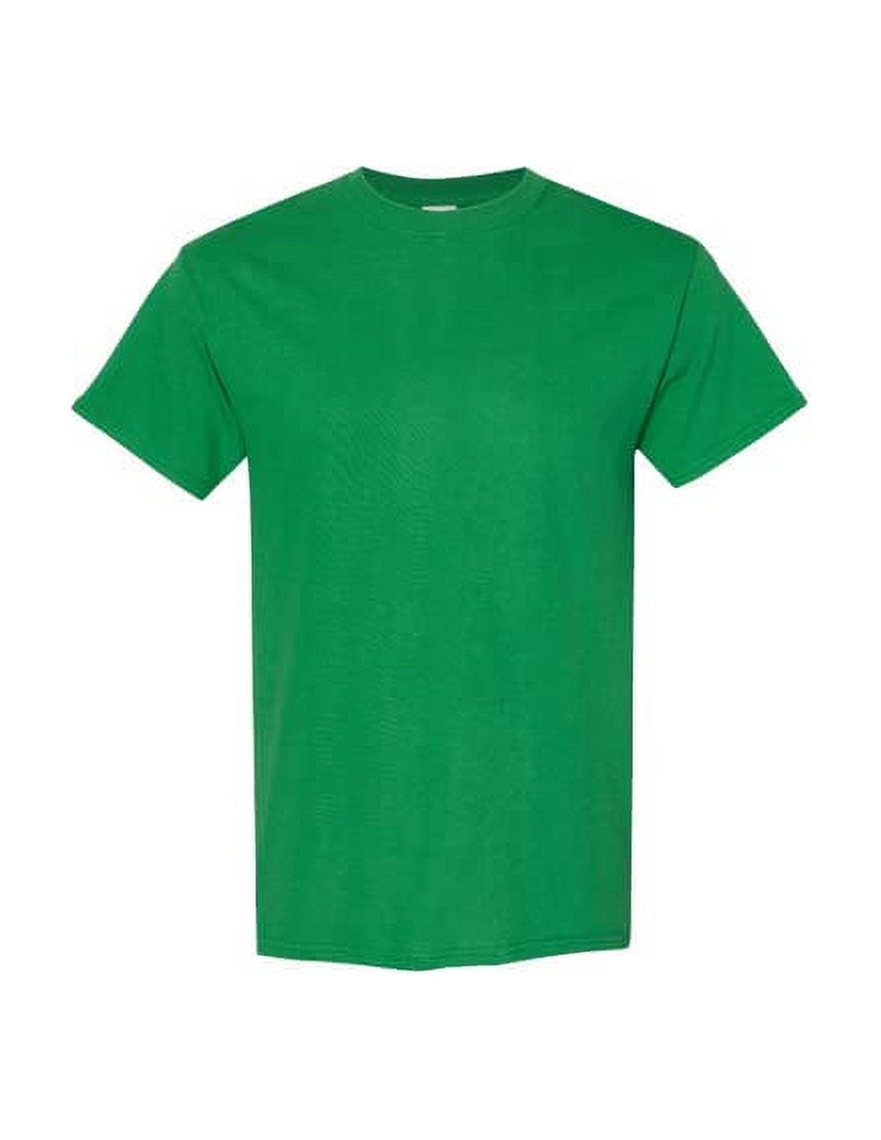 Gildan Mens Heavy Cotton T-Shirt , S, Turf Green (Pack of 2) 2 Turf ...