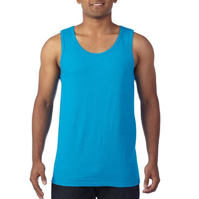 Gildan Mens Heavy Cotton Tank Top, 3XL, Sapphire - Walmart.com