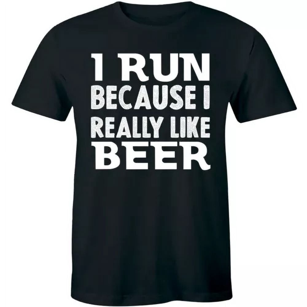 Gildan Mens I Run Because I Really Like Funny Workout Gym Party Mens ...