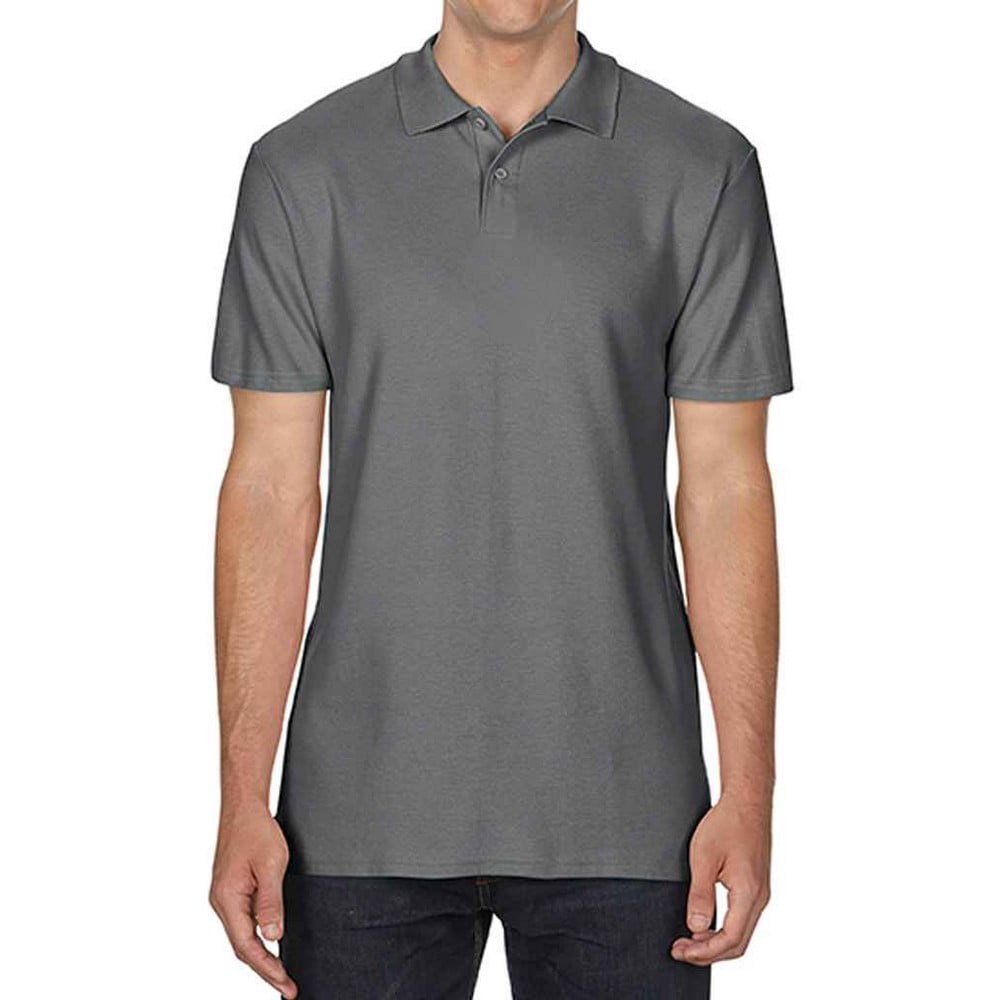 Gildan Mens SoftStyle Double Pique Polo Shirt - Walmart.com