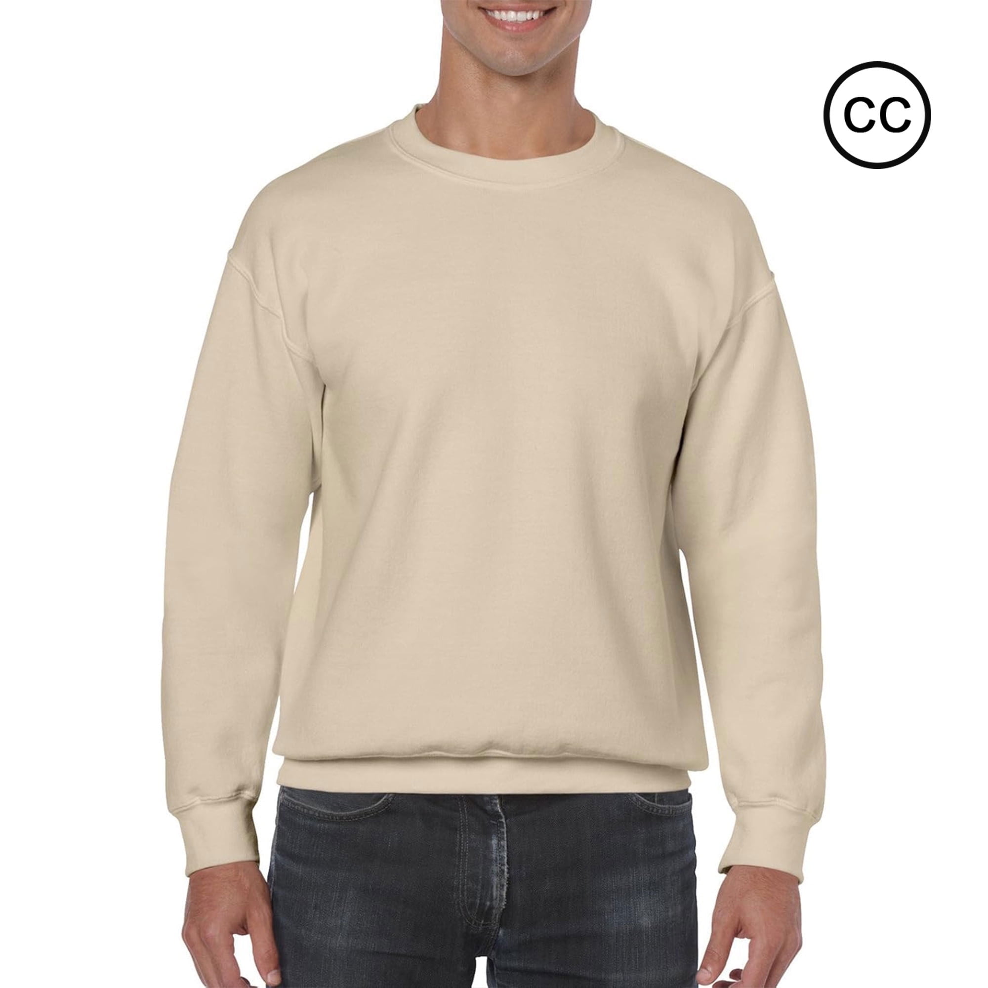 Gildan Mens Sweatshirts, Heavy Blend Pullover Fleece Sweater 8oz, 50 ...
