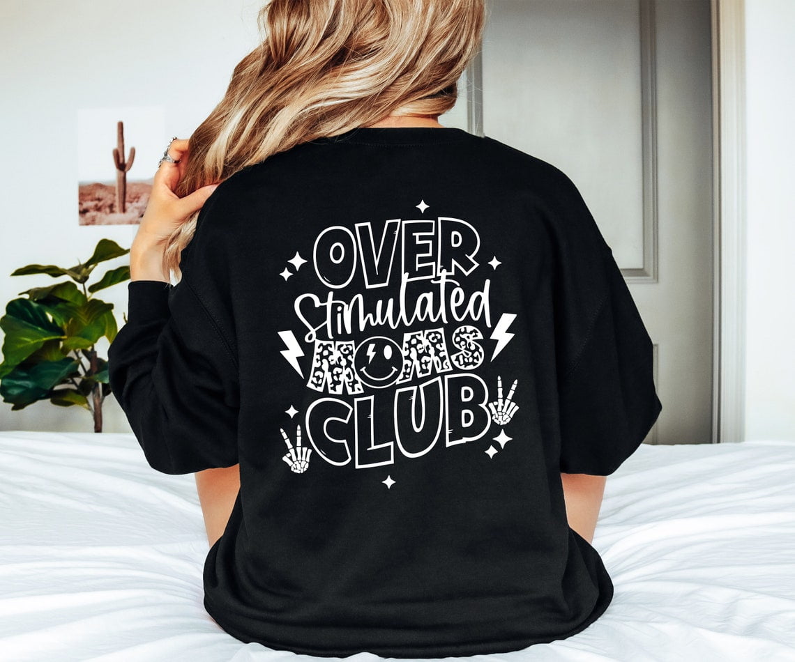 Gildan Mental Load Mom Club Tee, Relatable Design for Overwhelmed Women ...