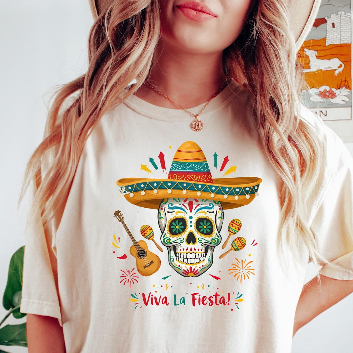 Gildan Mexican Fiesta Squad Tee, Colorful Celebration Design With Party ...