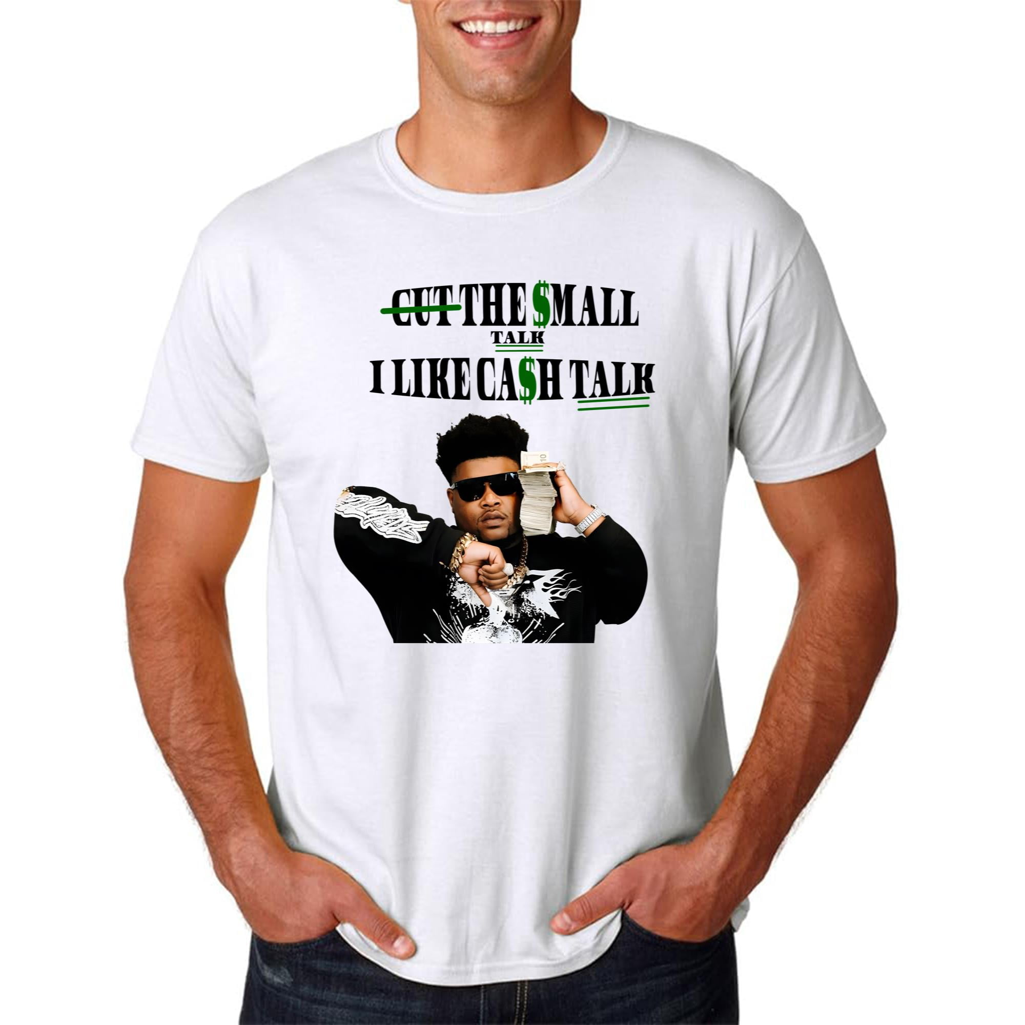 Gildan Money Talk Graphic Unisex T-Shirt, Fun Bossman Dlow Inspired Design - Walmart.com
