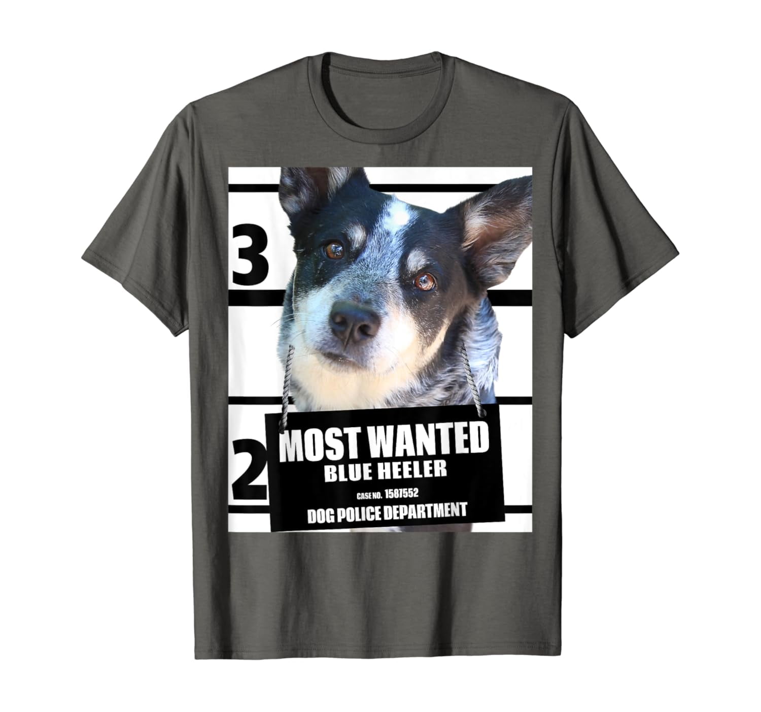 Gildan Most Wanted Blue Heeler T-shirt - Cute Cattle Dog Tee - B ...