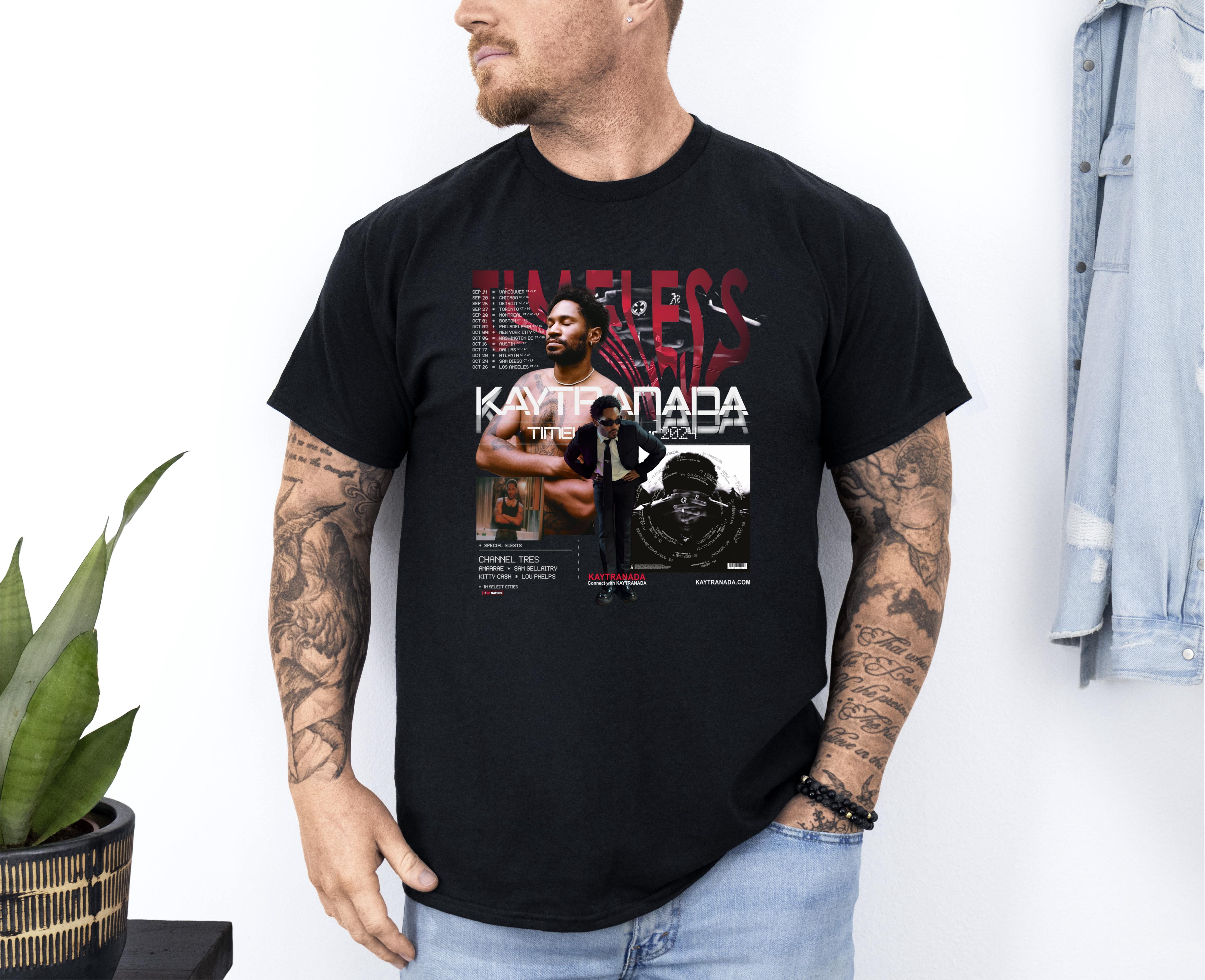 Gildan Music Tour-Inspired Graphic Tee, Kaytranada Fan Shirt, 2024 ...