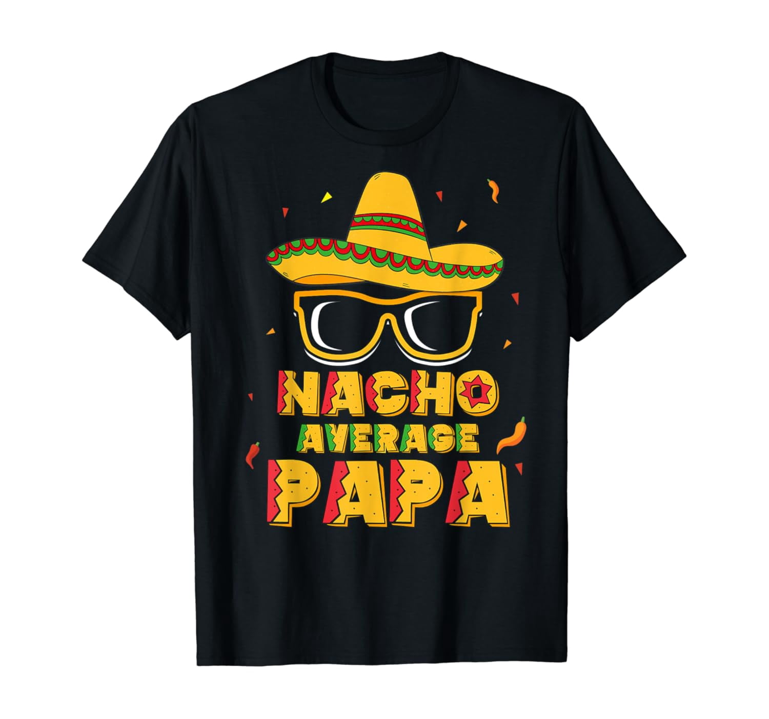 Gildan Nacho Average Papa Shirt Cinco De Mayo New Grandpa To Be ...