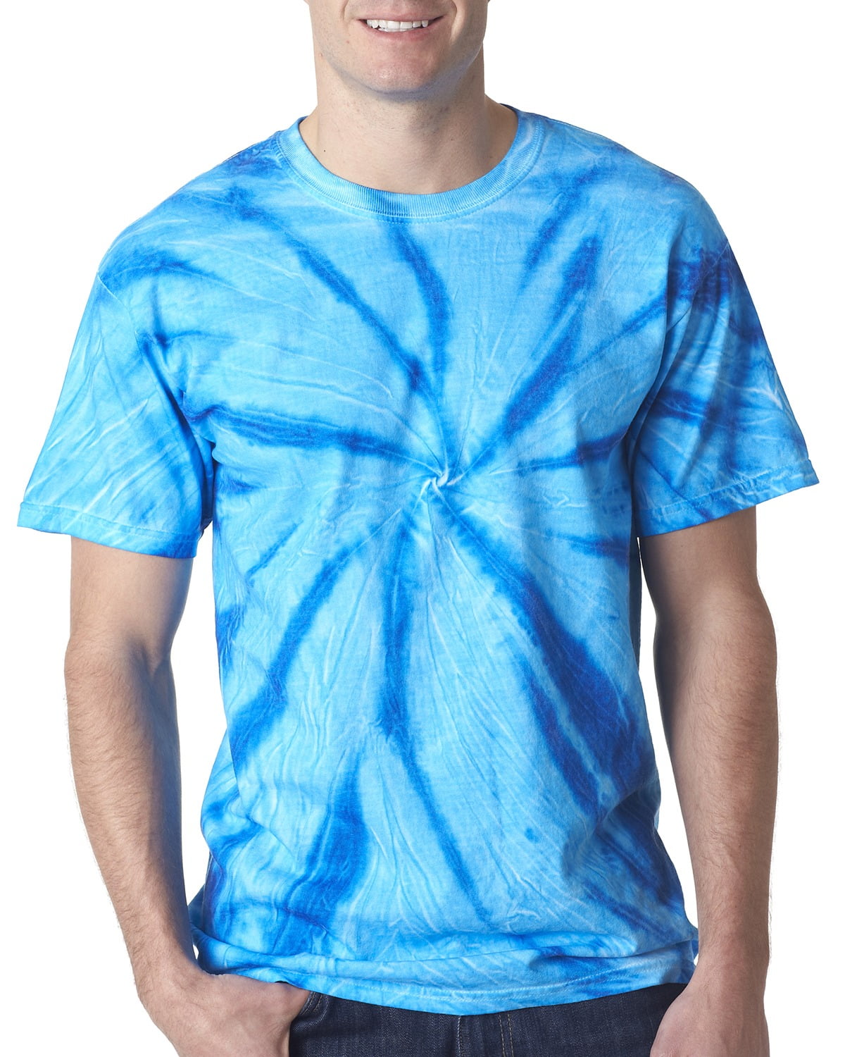 Gildan Neon 1-Color Pinwheel Tee (68) Neon Blue, XL - Walmart.com