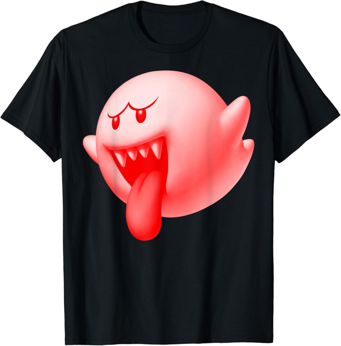 Gildan Nintendo Super Mario Boo Red Tones Portrait T-ShirtHot Vintage ...