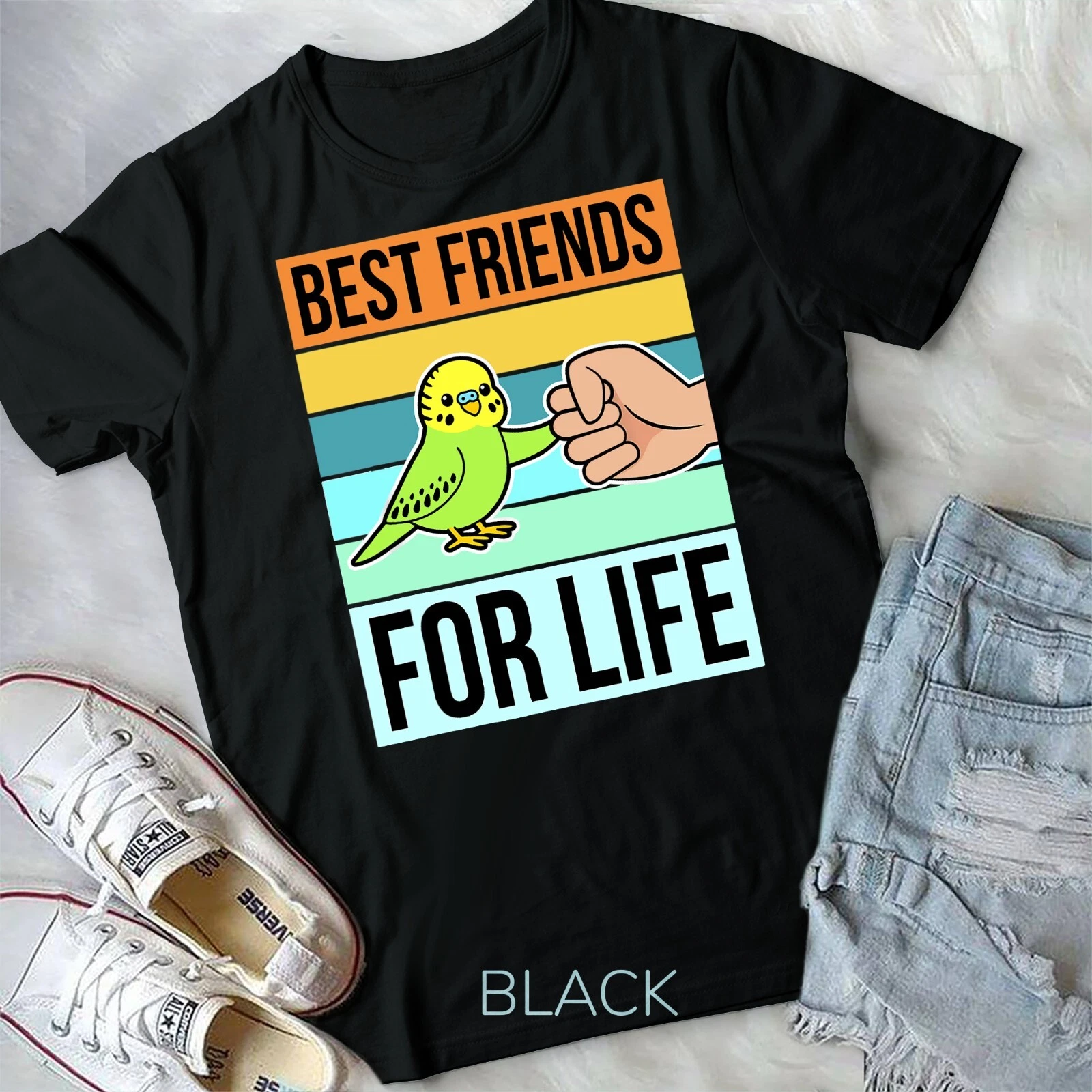 Gildan Parakeet Tshirt Budgie Items Bird Budgerigar Parrot Unisex T ...