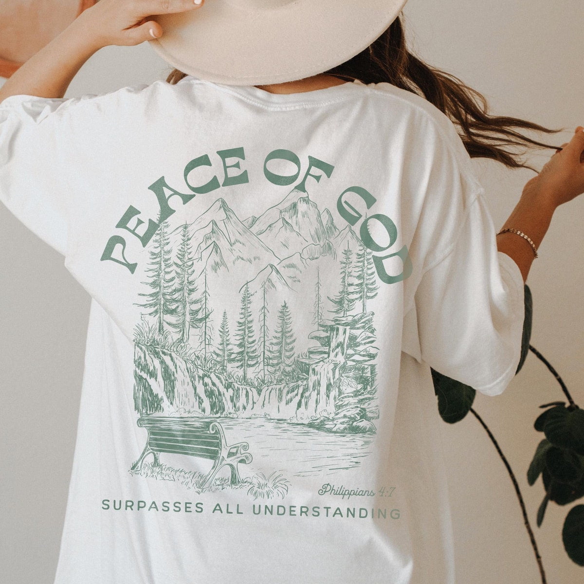 Gildan Peace Of God Bible Verse Shirt, Trendy Christian Apparel Gift ...