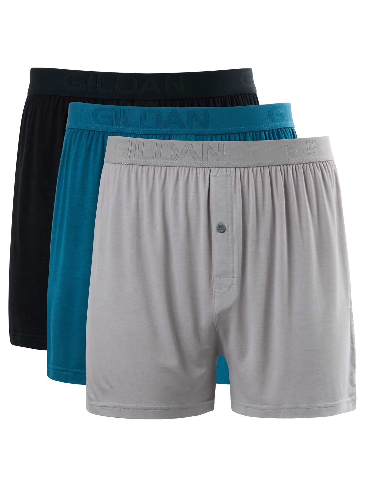 Gildan Performance Men's BareSoft Boxer Brief Underpants, 3-Pack, Sizes ...