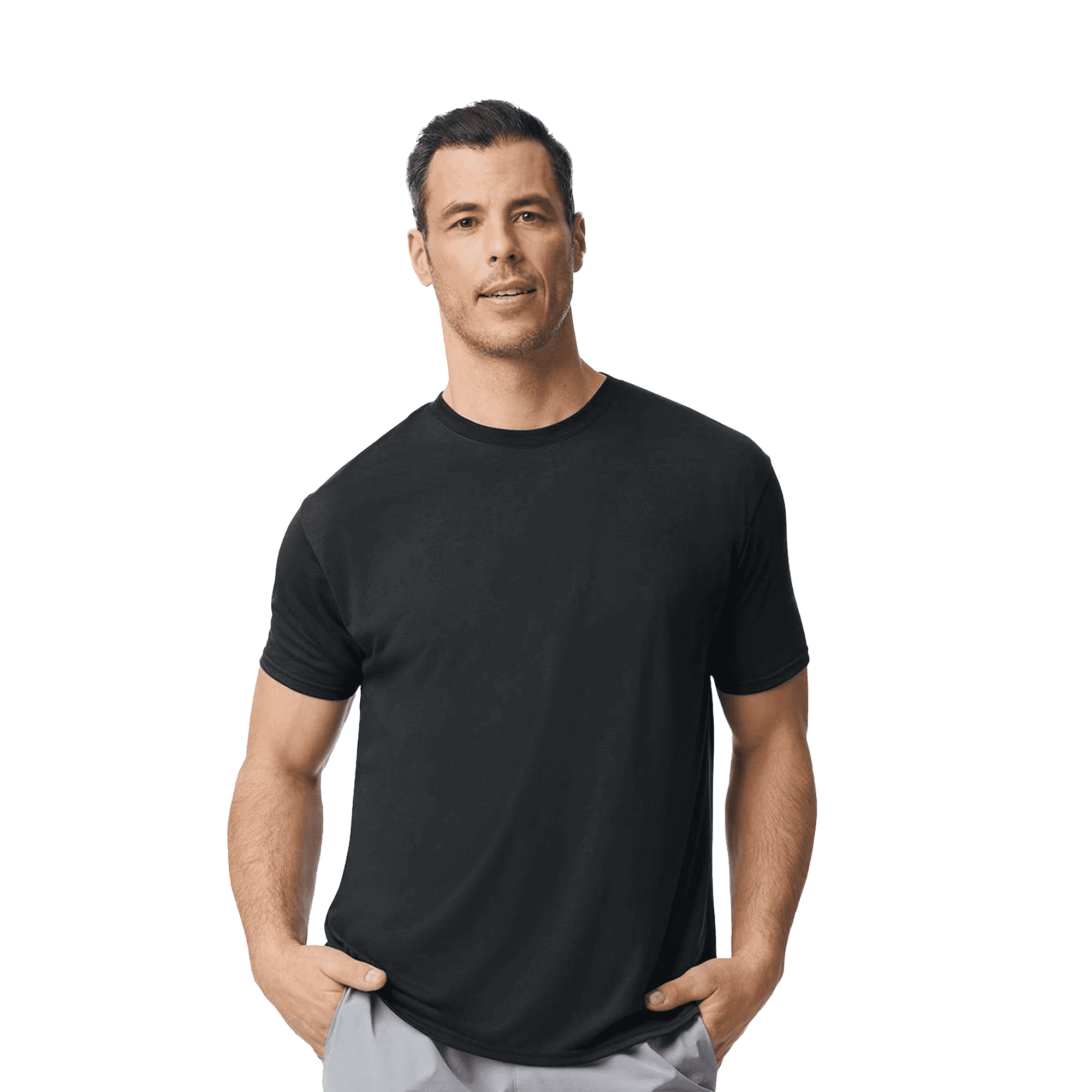Gildan Performance T-Shirt for Men, Full Polyester Short Sleeve Tee ...