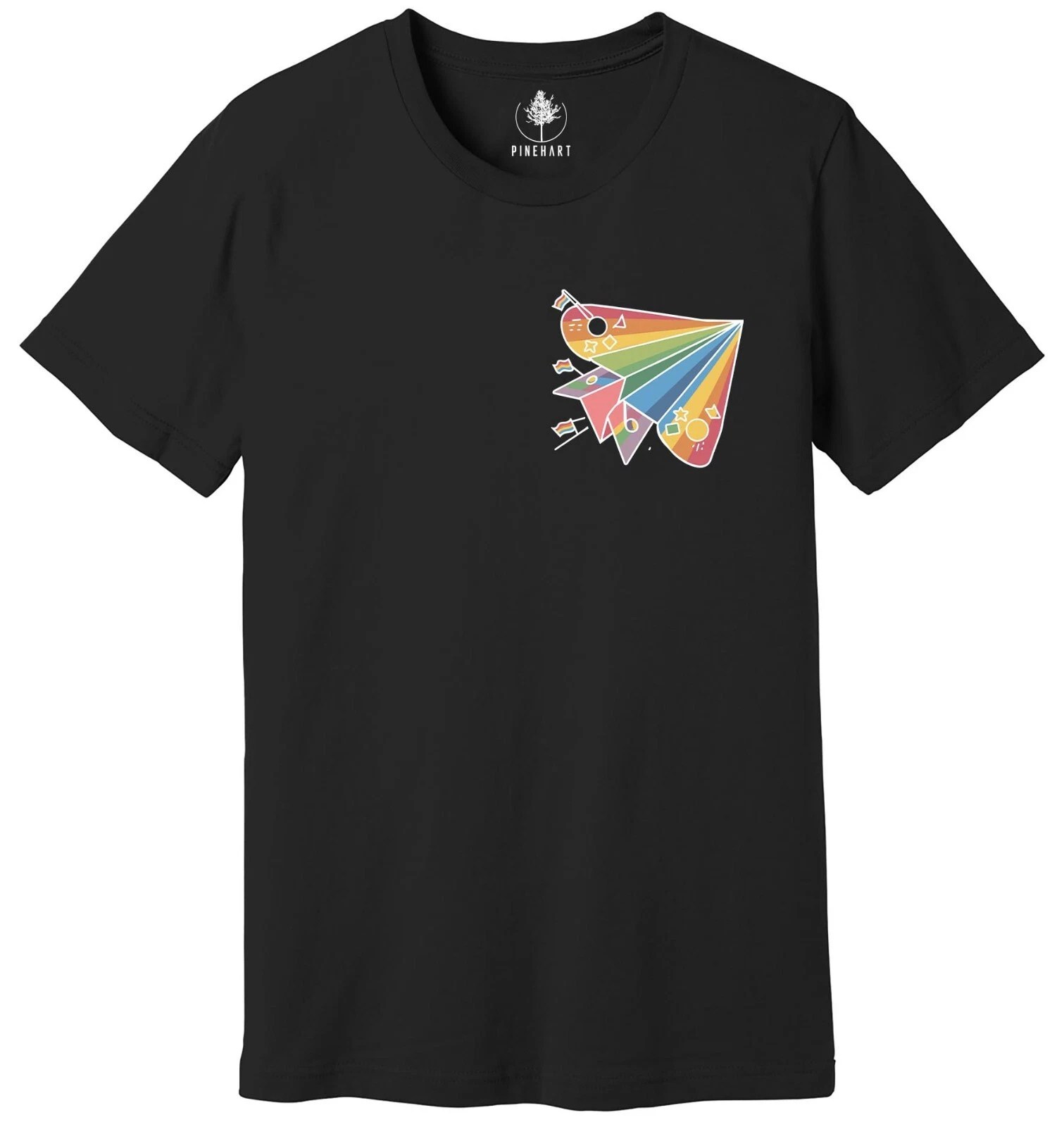 Gildan Pocket Lgbt Shirt, Pride Paper Plane, Lgbt Flag Shirt, Bisexual ...
