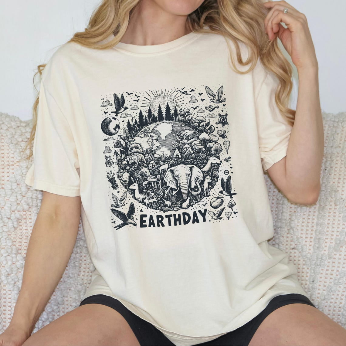 Gildan Recycle And Protect Earth Tee, Eco Friendly Message Shirt For ...