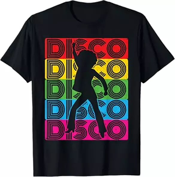 Gildan Retro Dance T-Shirt Disco Party Design - Walmart.com