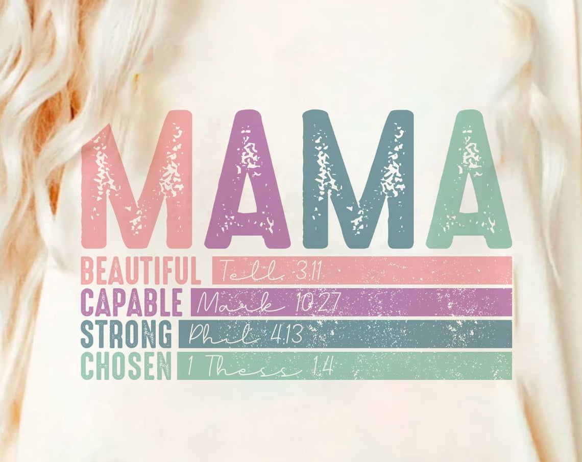 Gildan Retro Mama Graphic Tee, Vintage Inspired Design For Women ...