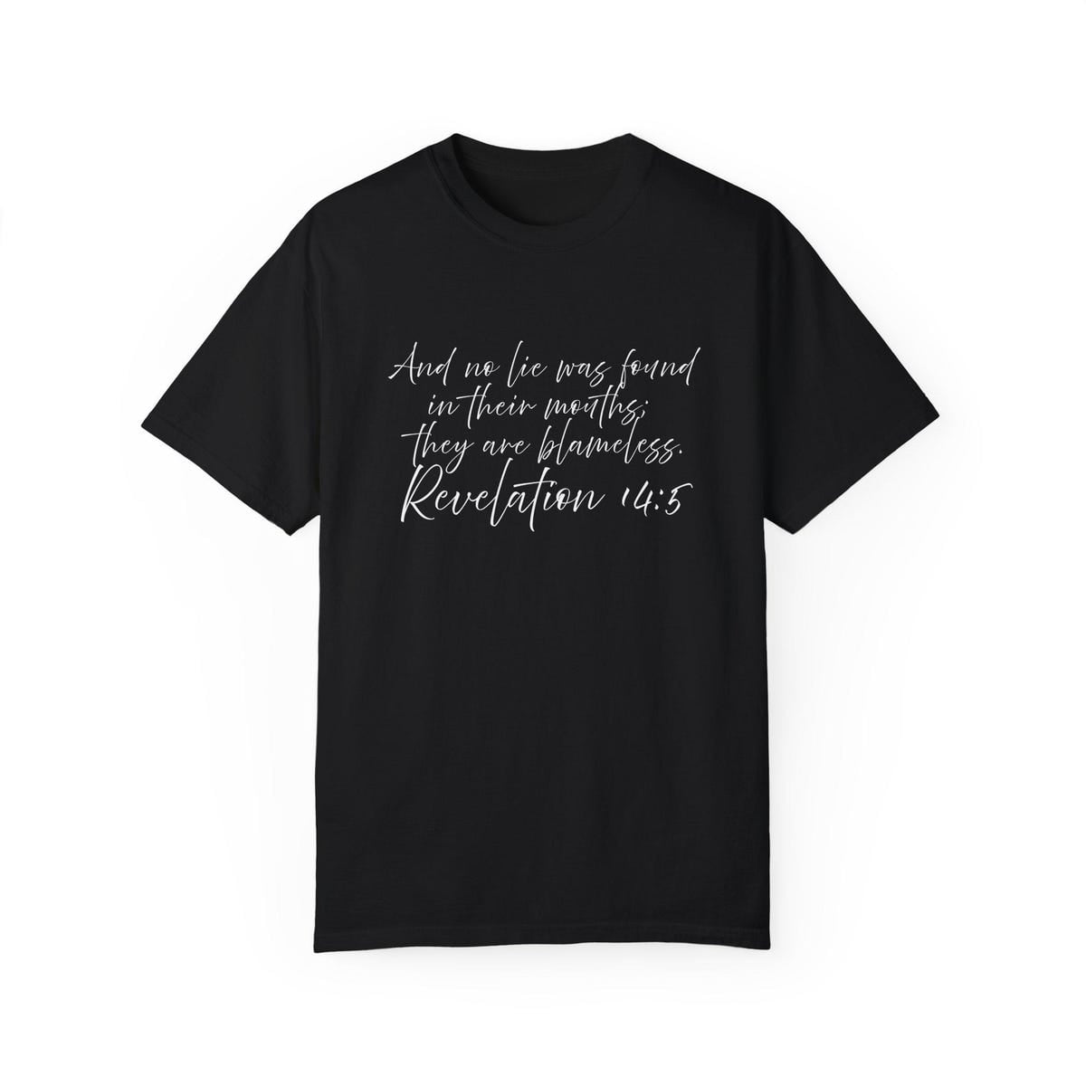 Gildan Revelation 14:5 Bible Verse Shirt, Faith-Based Inspirational Tee ...