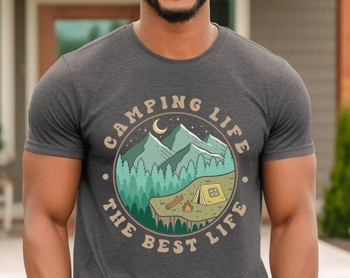 Gildan Road Trip Adventure Tee With Nature And Hiking Theme, Unique ...