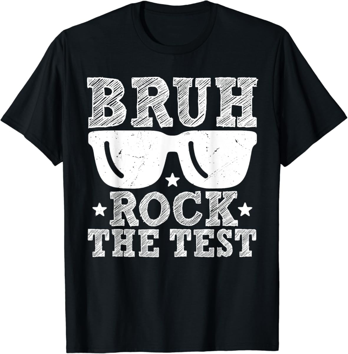Gildan Rock The Test Testing Day Retro Motivational Teacher Student T ...