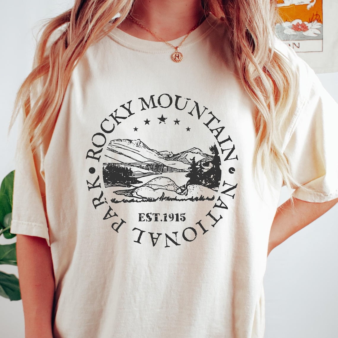 Gildan Rocky Mountain Inspired Shirt With Nature Lover Aesthetic ...