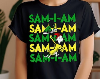 Gildan Sam I Am Green Eggs and Ham Svg, Dr. Seuss Day Svg, Dr Seuss ...