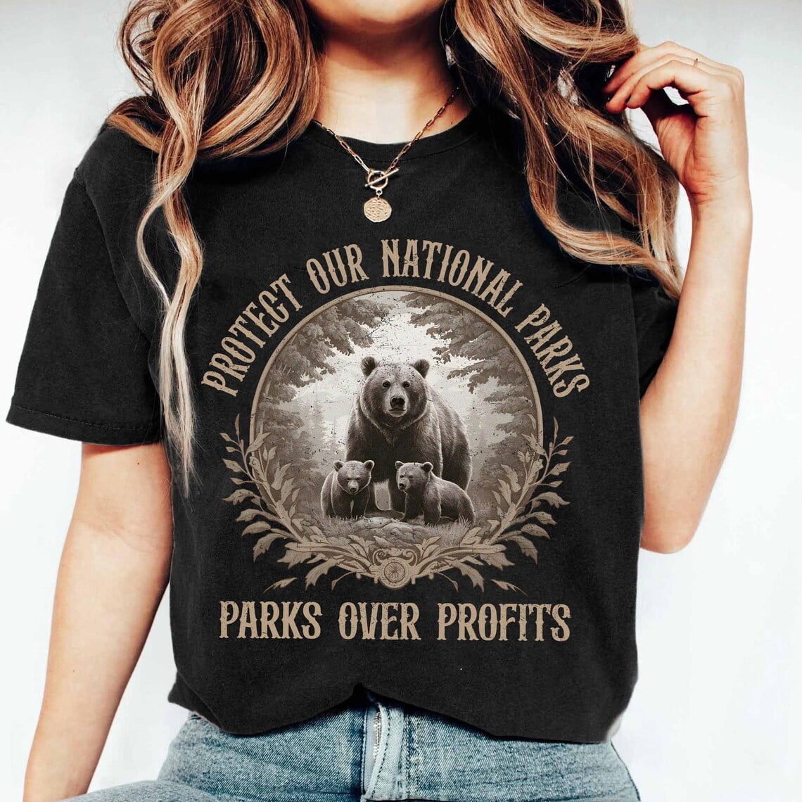 Gildan Save Our Parks Graphic Shirt Featuring Nature Advocacy And List ...