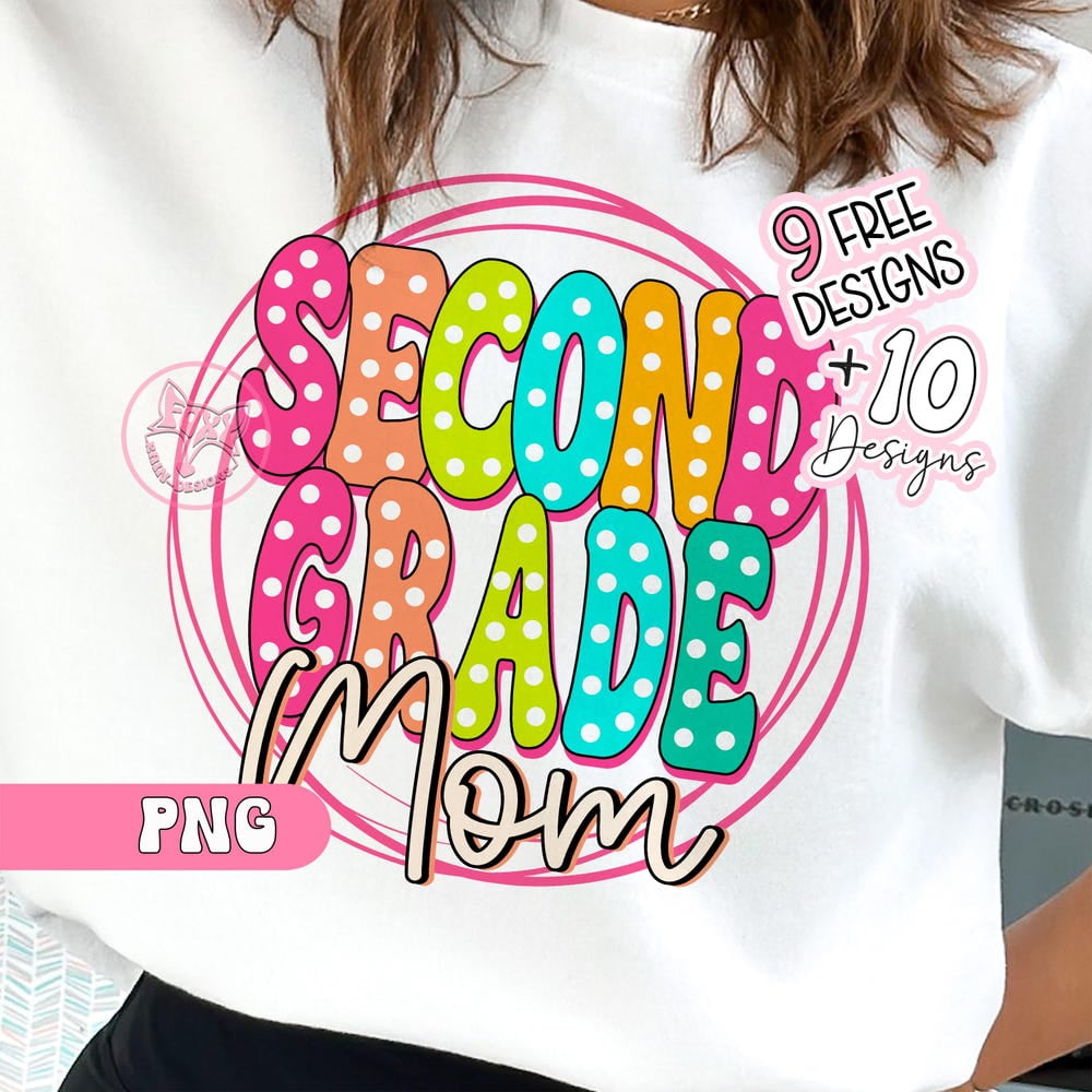 Gildan Second Grade Mom School Shirt T-SHIRT, Retro Mama Shirt for 2nd ...