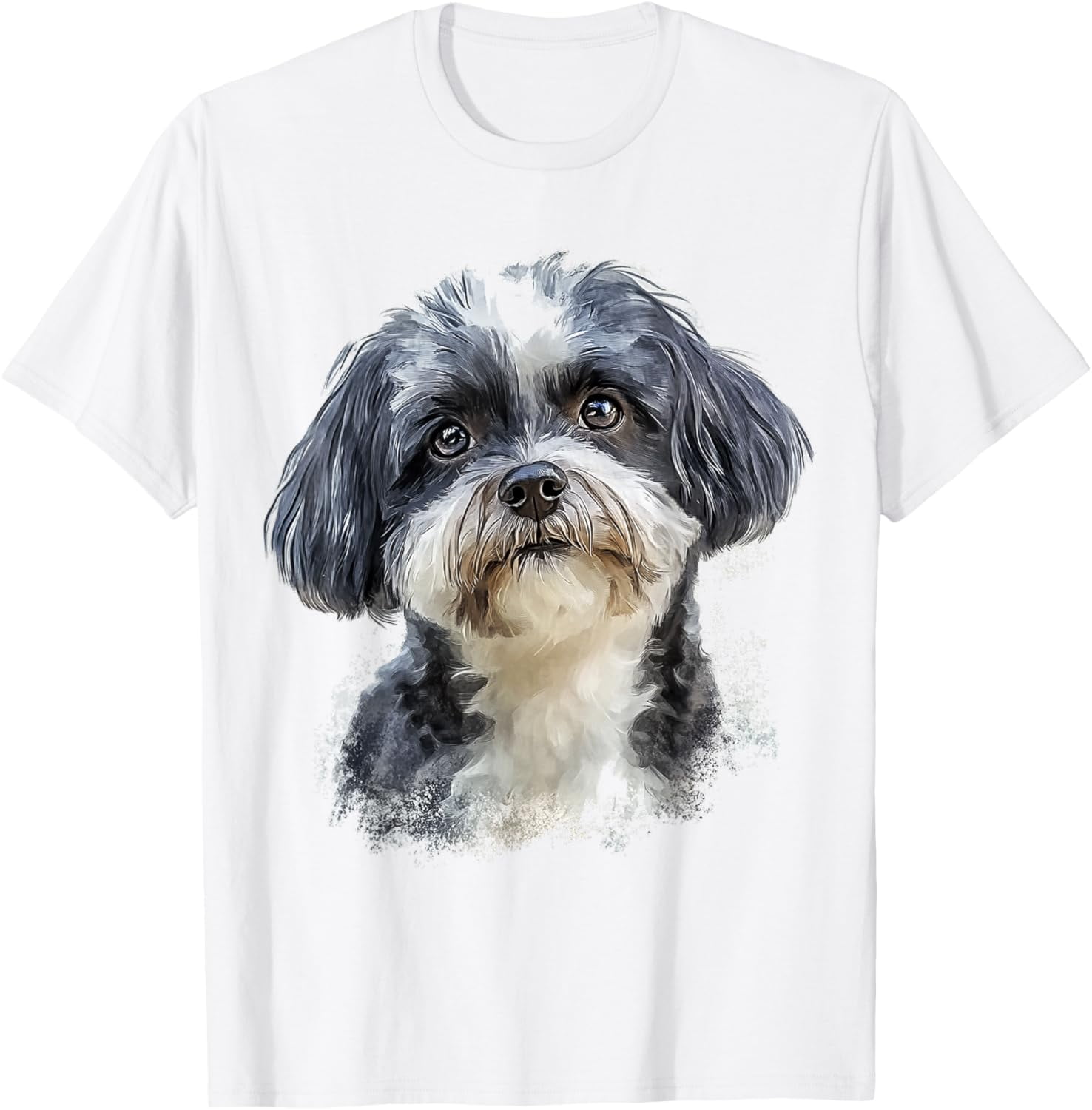 Gildan Shih Tzu Dog Motif Pet Art Blue Eyes Shih Tzu T-Shirt - Walmart.com